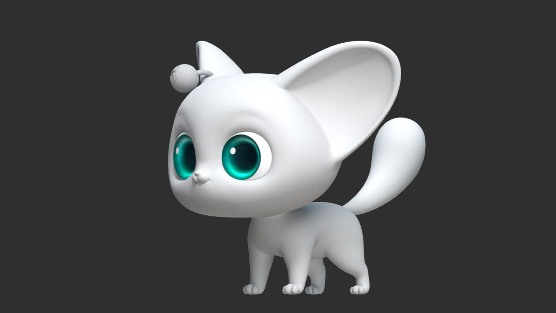 3D Cartoon Cat 3D Model - TurboSquid 2343592