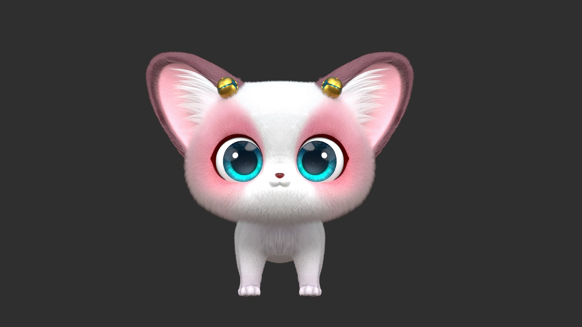 3D Cartoon Cat 3D Model - TurboSquid 2343592