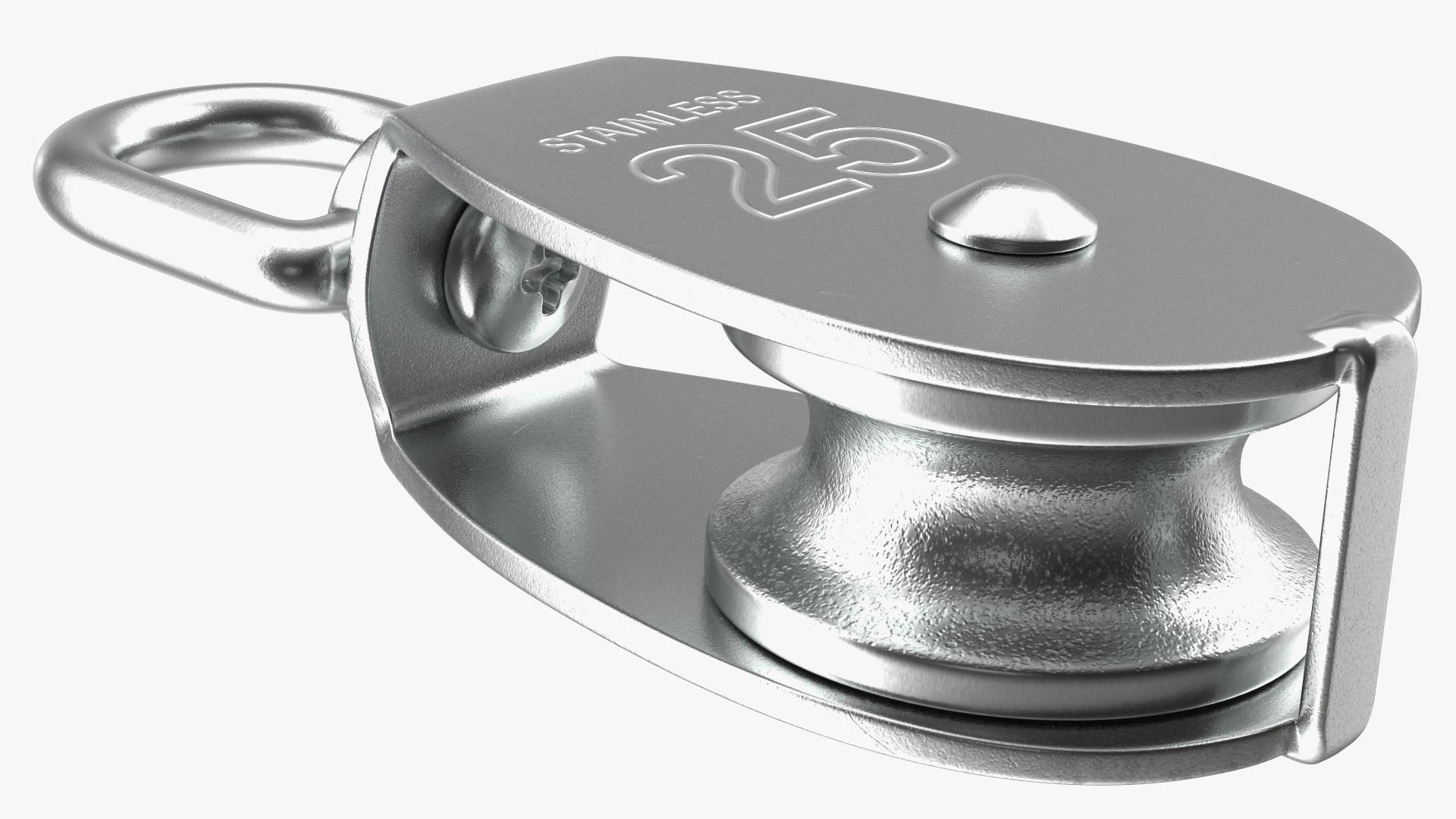 M25 Single Wheel Swivel Pulley 3D Model - TurboSquid 1956073