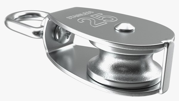 M25 Single Wheel Swivel Pulley 3D model - TurboSquid 1956073