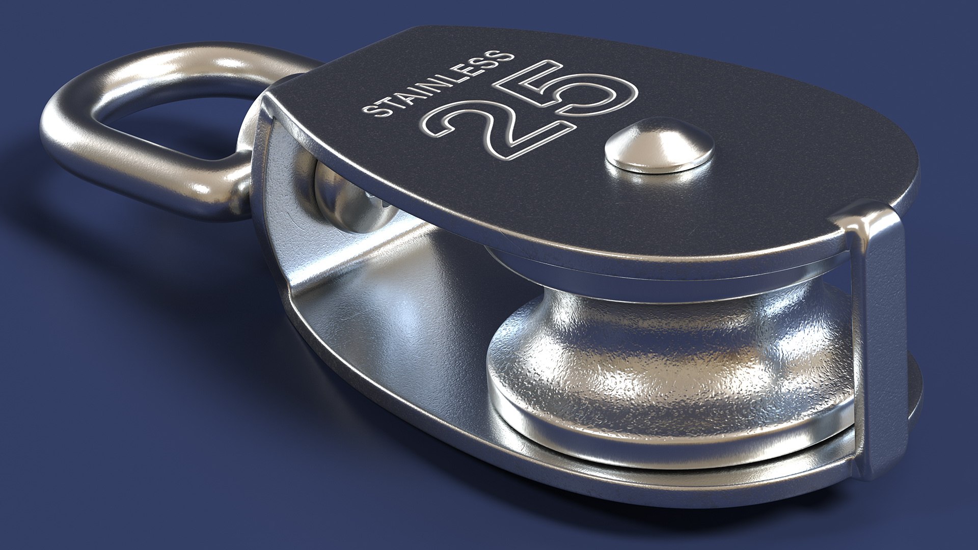 M25 Single Wheel Swivel Pulley 3D Model - TurboSquid 1956073