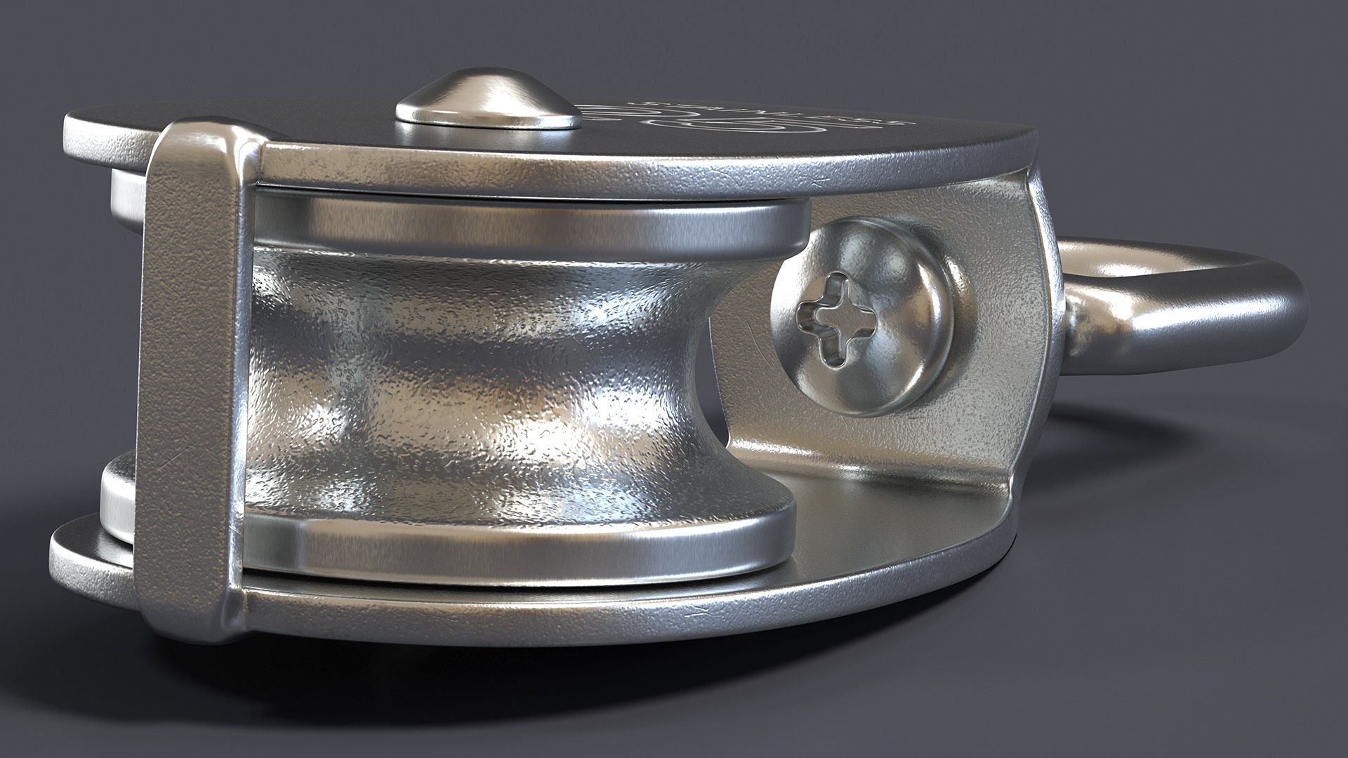 M25 Single Wheel Swivel Pulley 3D Model - TurboSquid 1956073