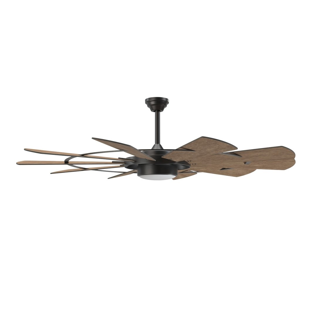 3D Model Henderson Integrated LED Indoor Ceiling Fan With Light PBR ...