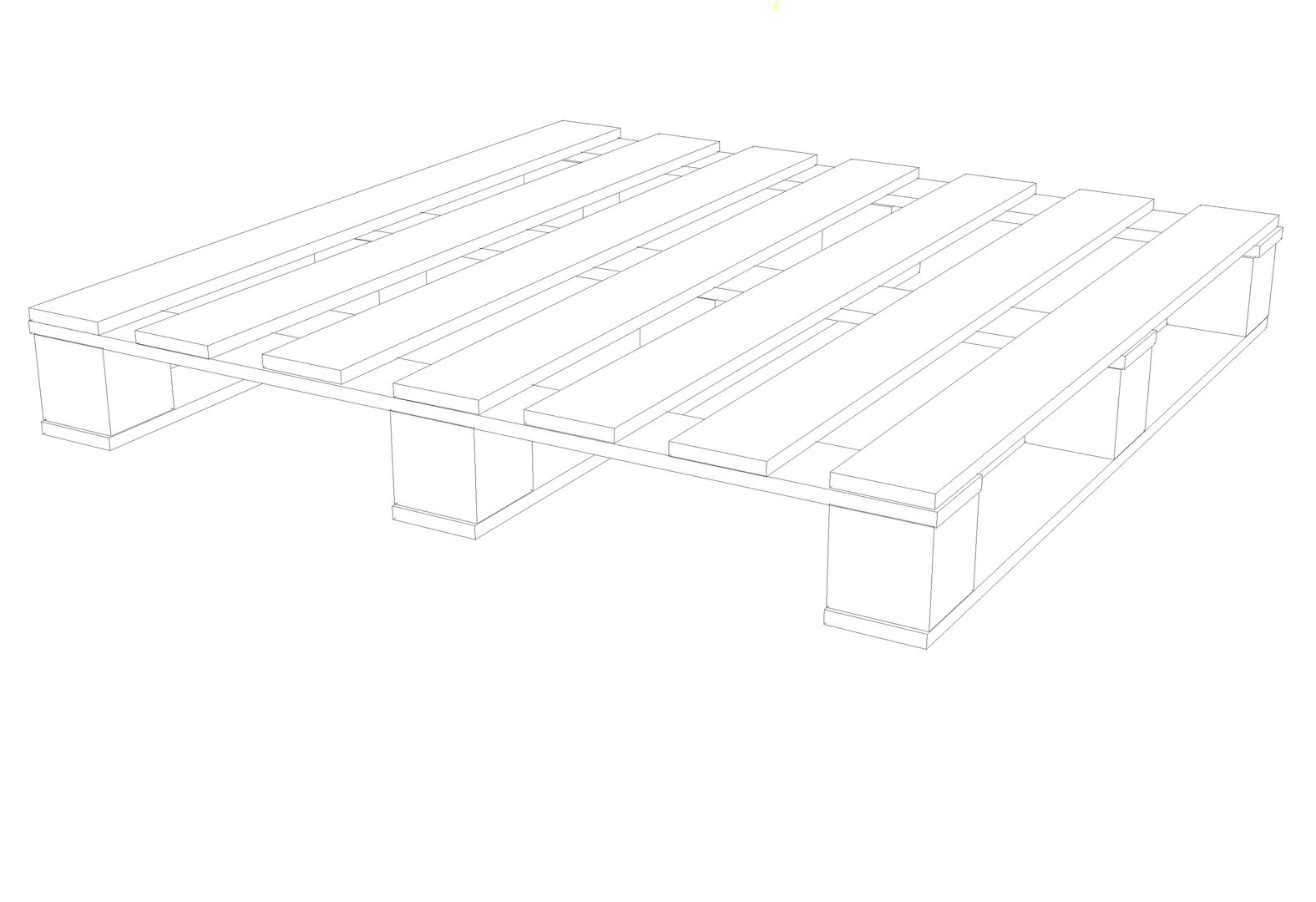 3D Wooden Warehouse Palette Model - TurboSquid 2235194