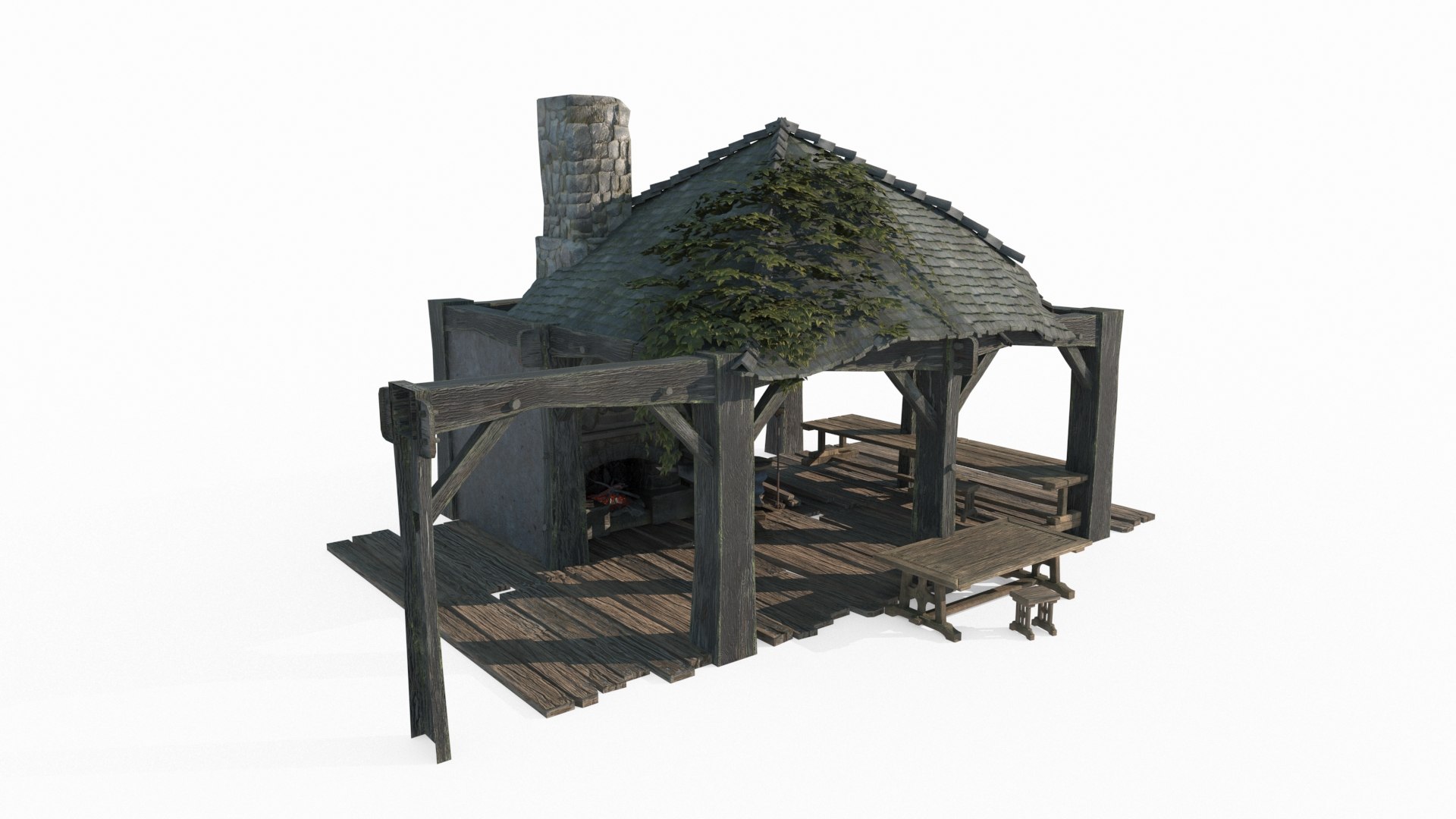 Ancient Architecture Blacksmith Workshop 3D Model - TurboSquid 2318717