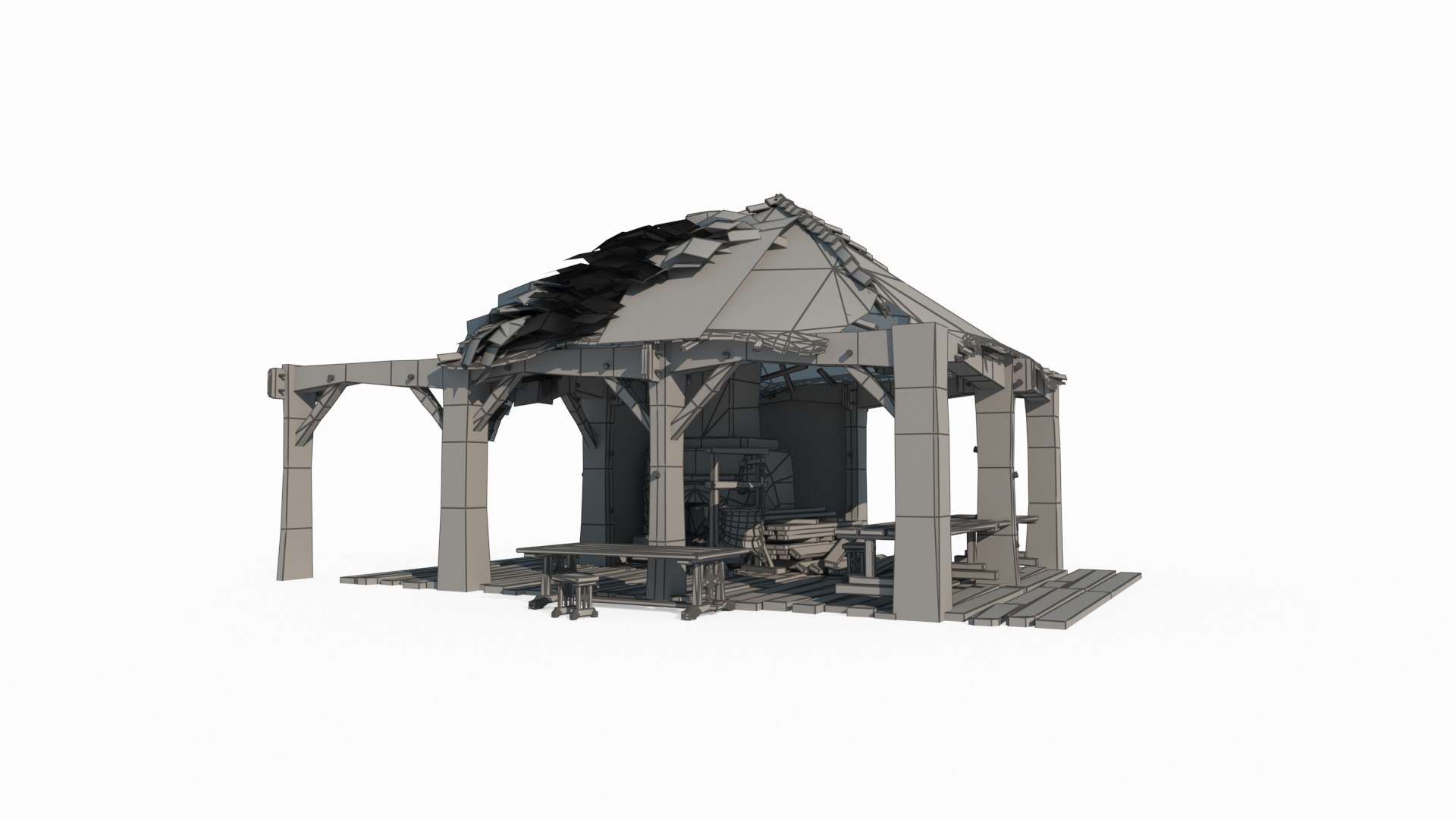 Ancient Architecture Blacksmith Workshop 3D Model - TurboSquid 2318717