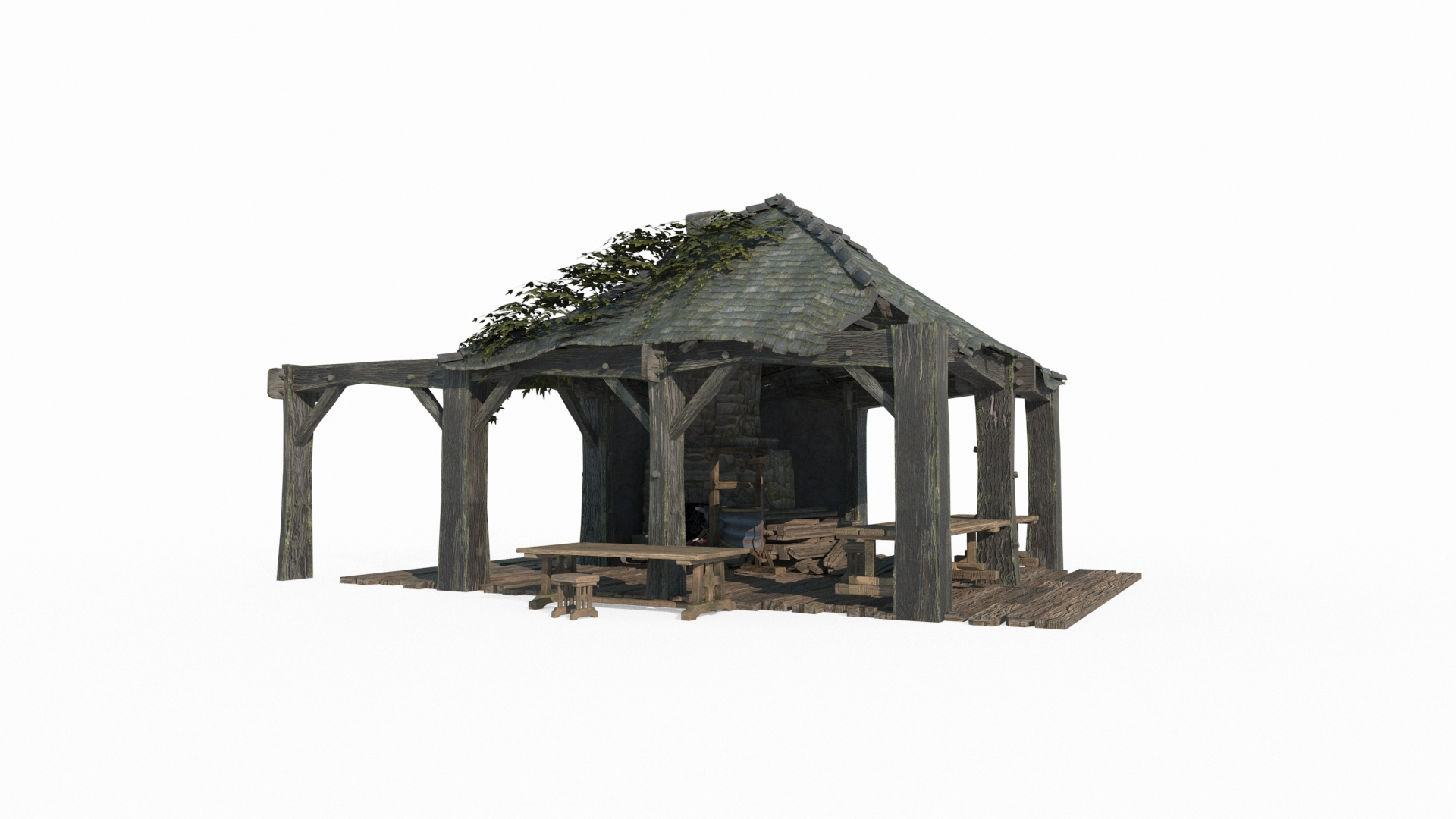 Ancient Architecture Blacksmith Workshop 3D Model - TurboSquid 2318717