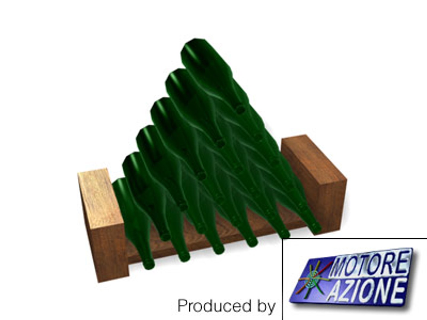 3d Bottles Stack Support