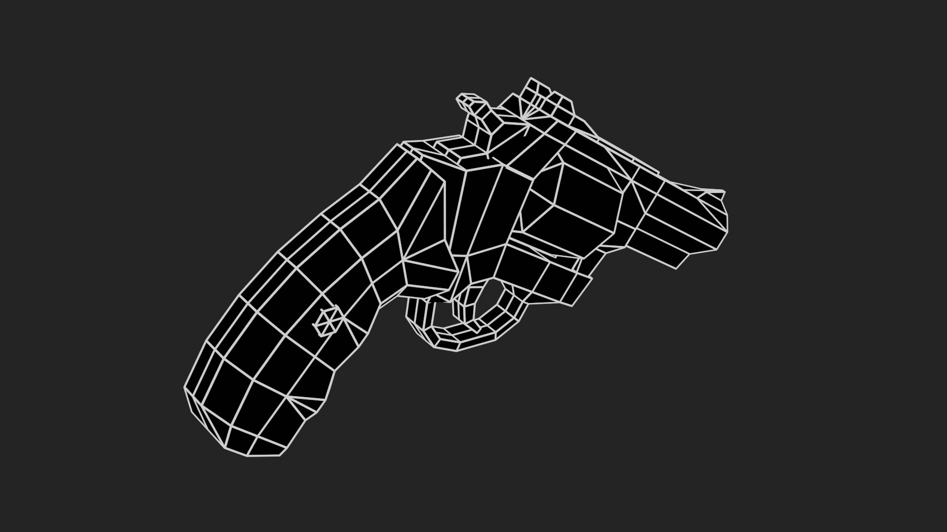 Painterly Short Revolver Model - TurboSquid 1976174