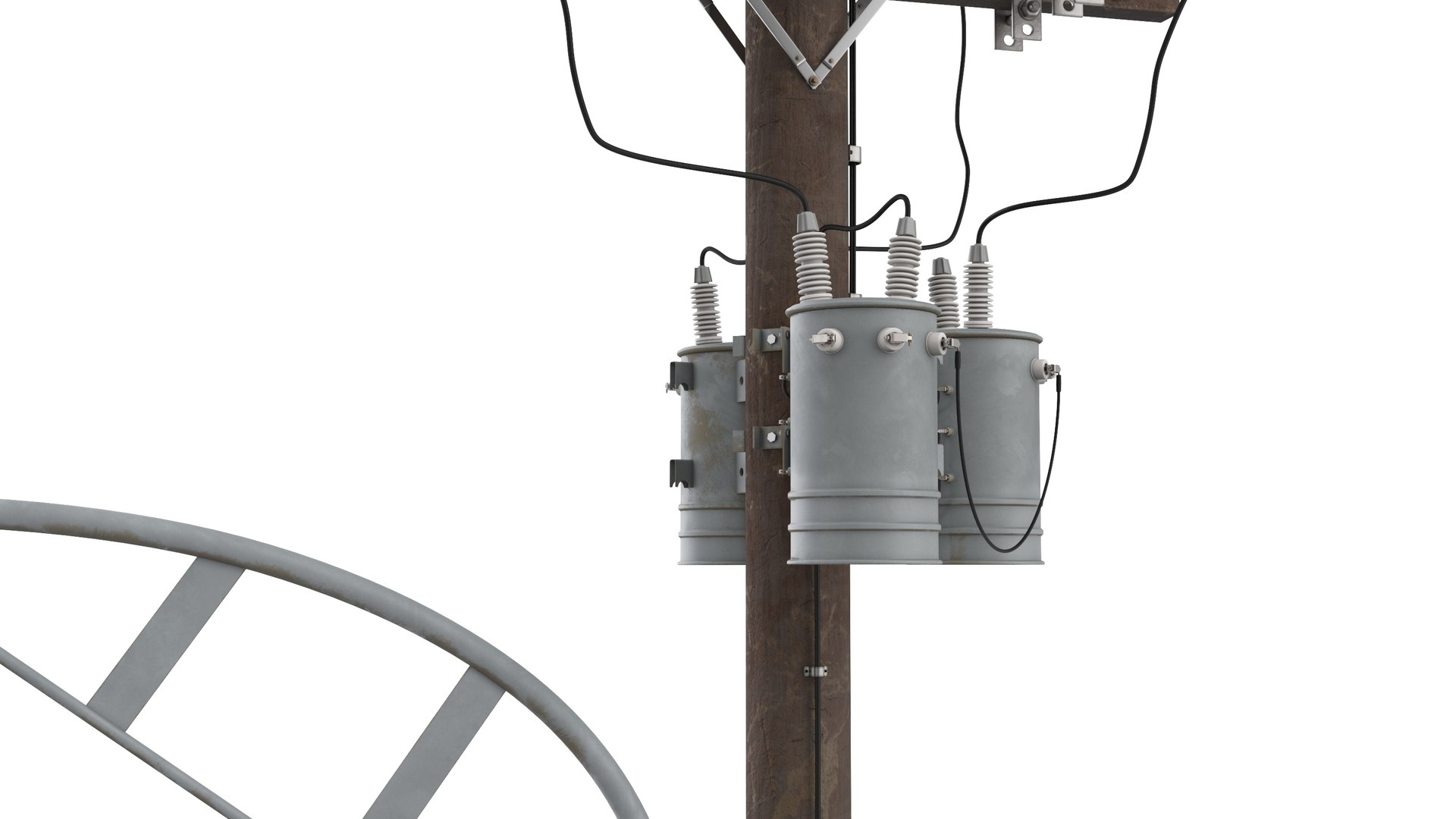 Utility Pole 3D model - TurboSquid 2178952