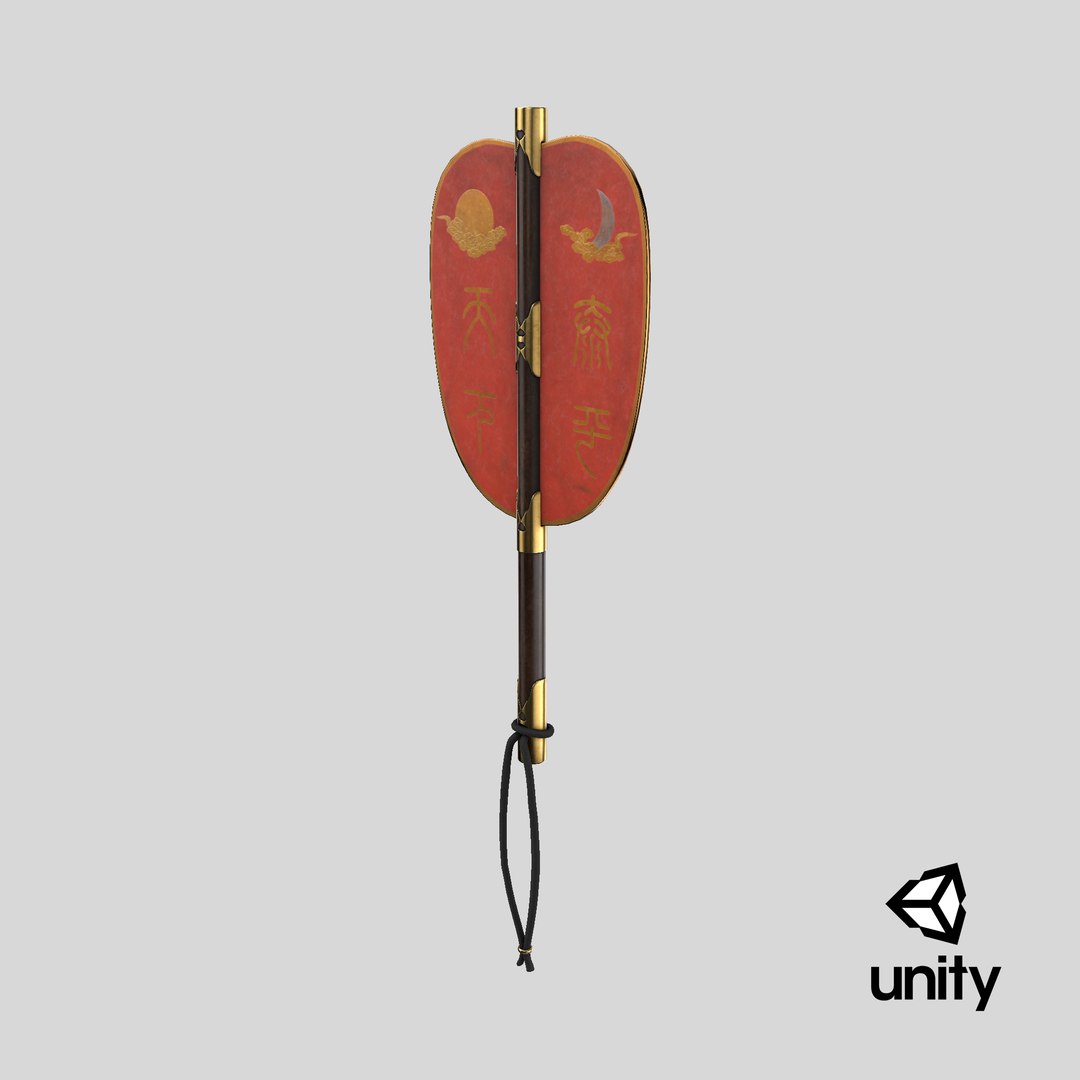 3D Japanese War Fan Gunbai - TurboSquid 2040175