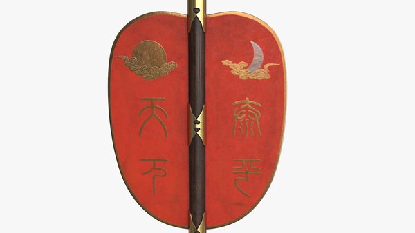 modelo 3d Fanático de la guerra japonés Gunbai - TurboSquid 2040175