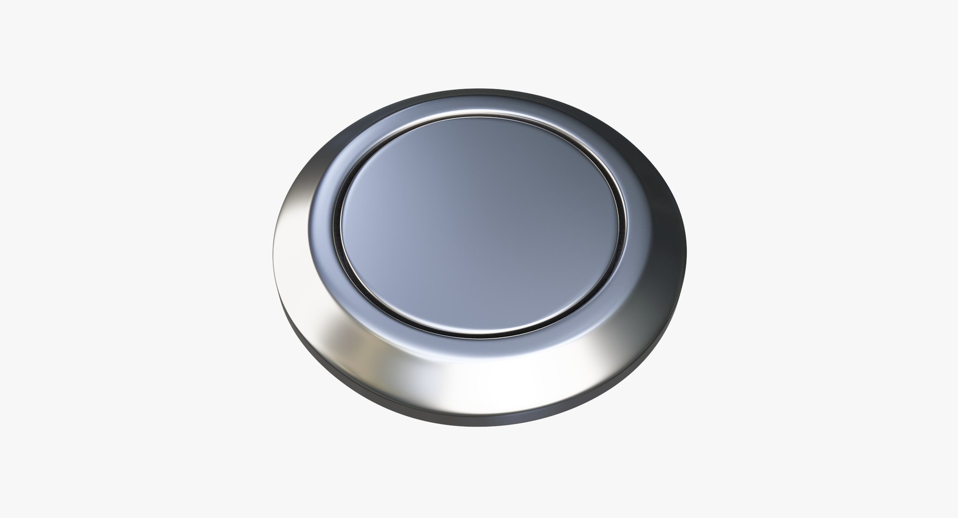 3D Reset Button Nickel - TurboSquid 1340705