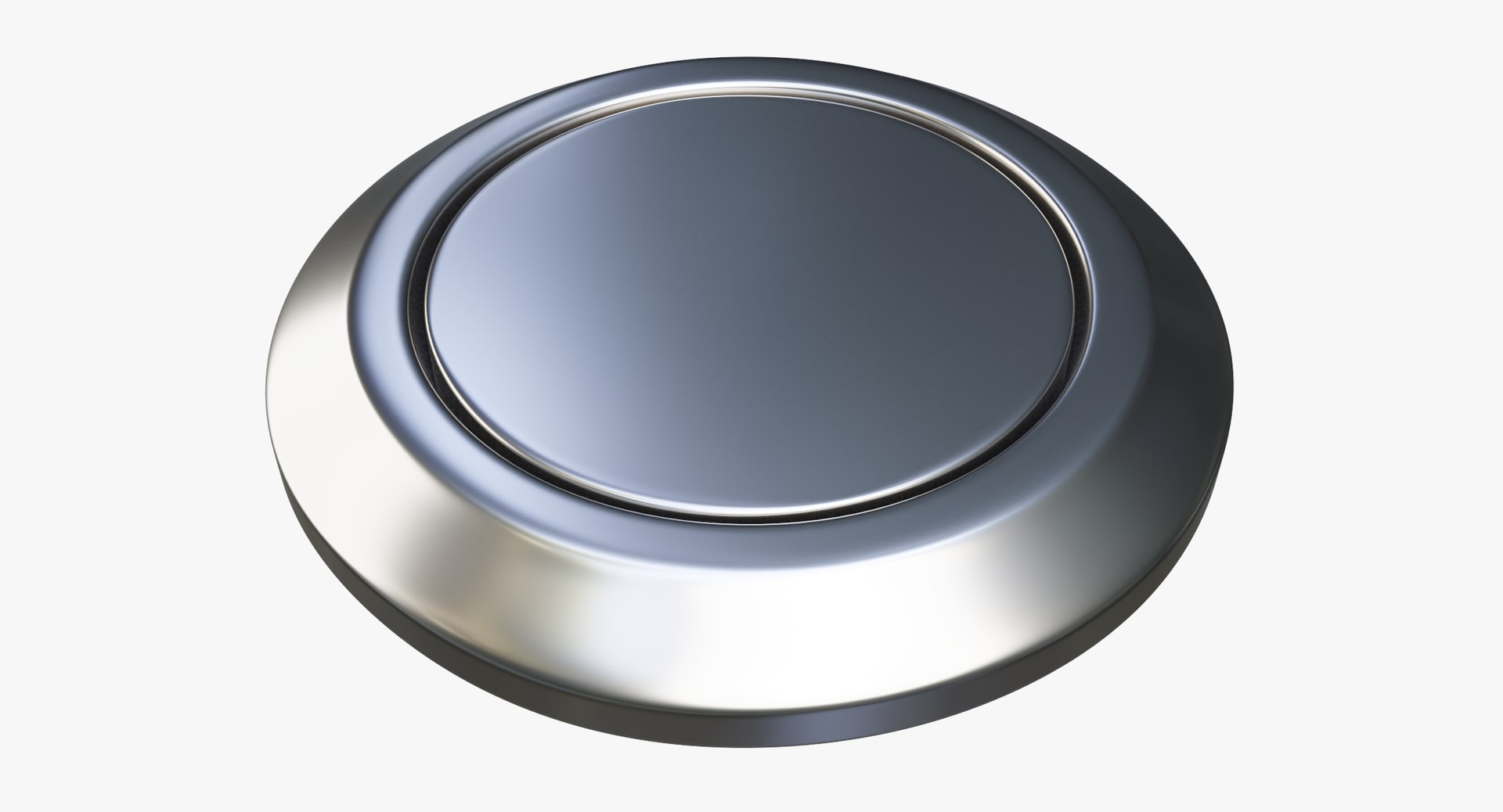3D Reset Button Nickel - TurboSquid 1340705