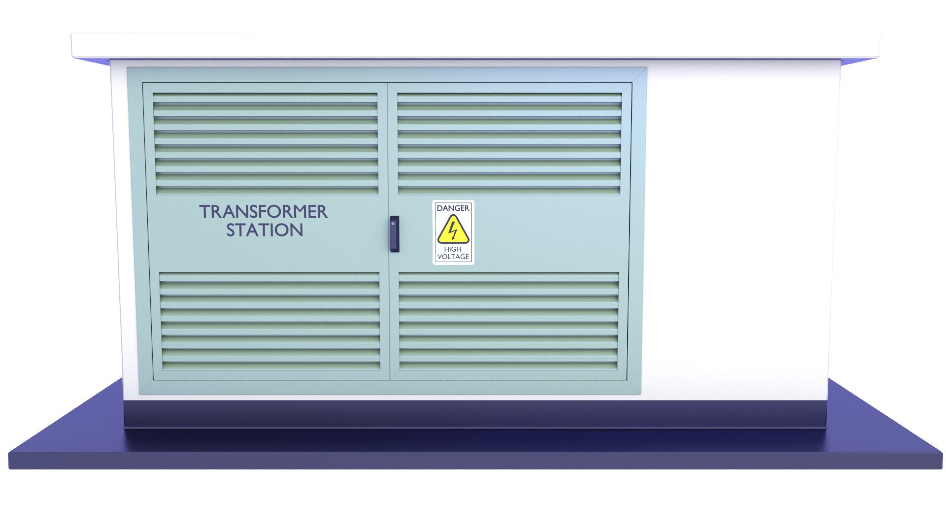 Transformer Compact SubStation Housing 20 3D Model - TurboSquid 2392913