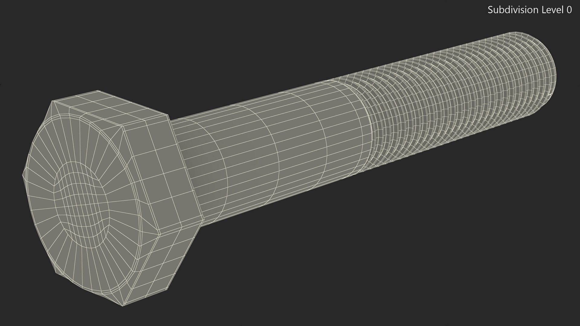 3D Hex Bolt For 3D Print - TurboSquid 2255018