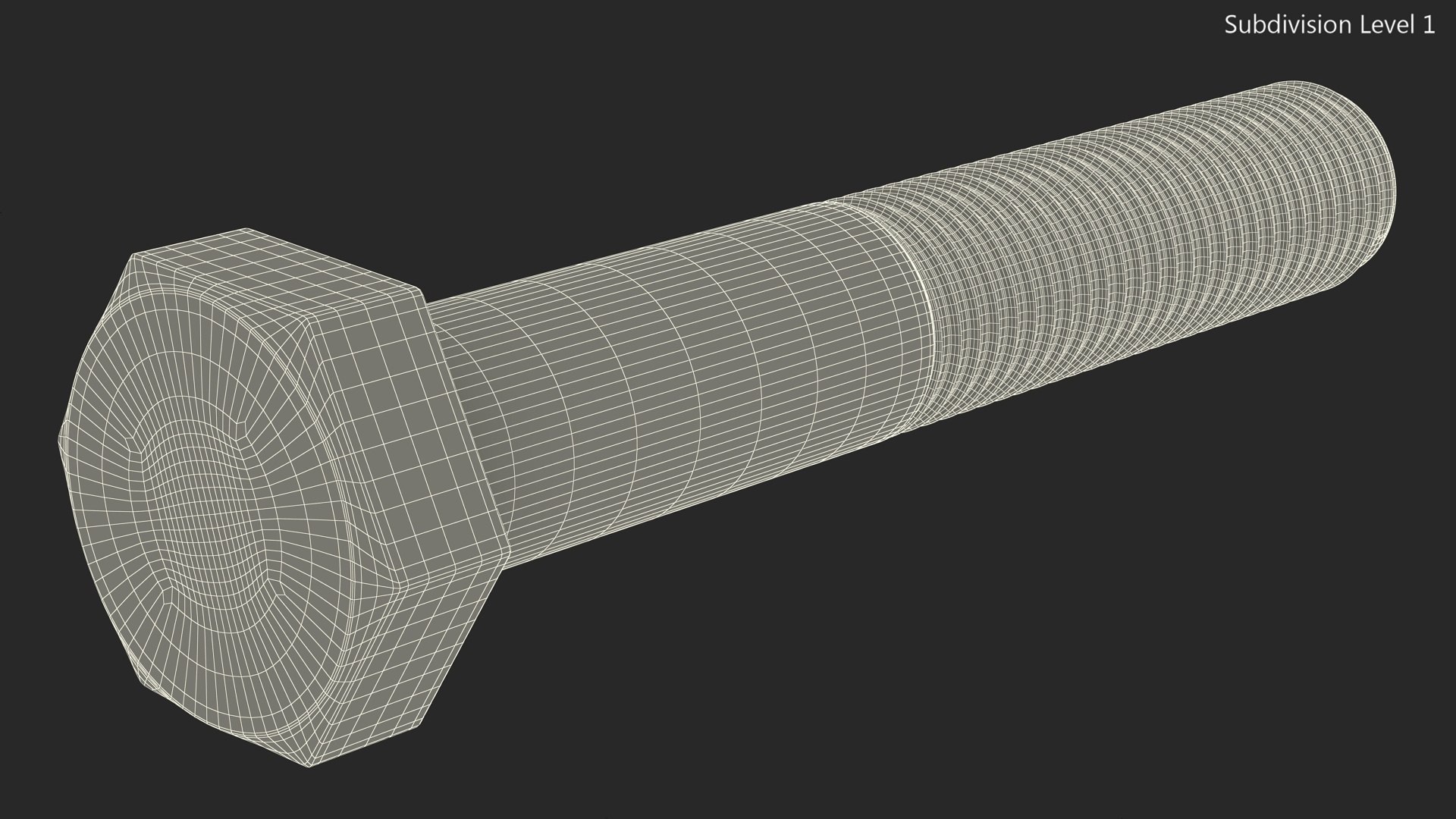 3D Hex Bolt For 3D Print - TurboSquid 2255018