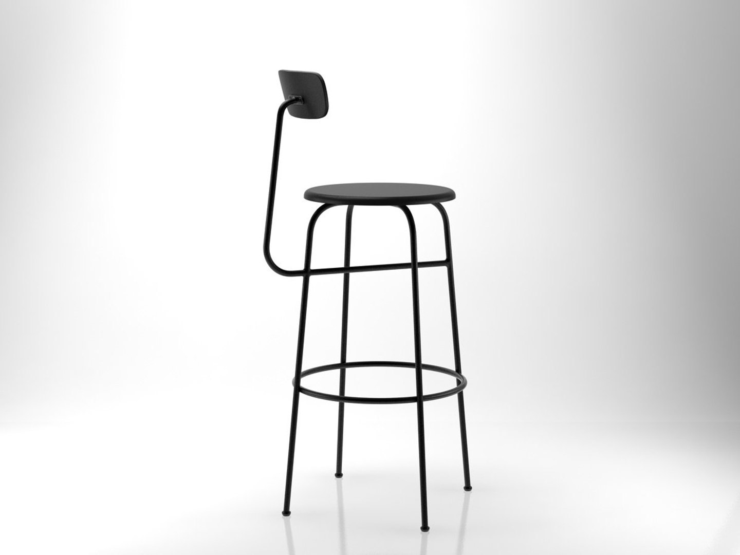 Afteroom Barstool 3D - TurboSquid 1173360