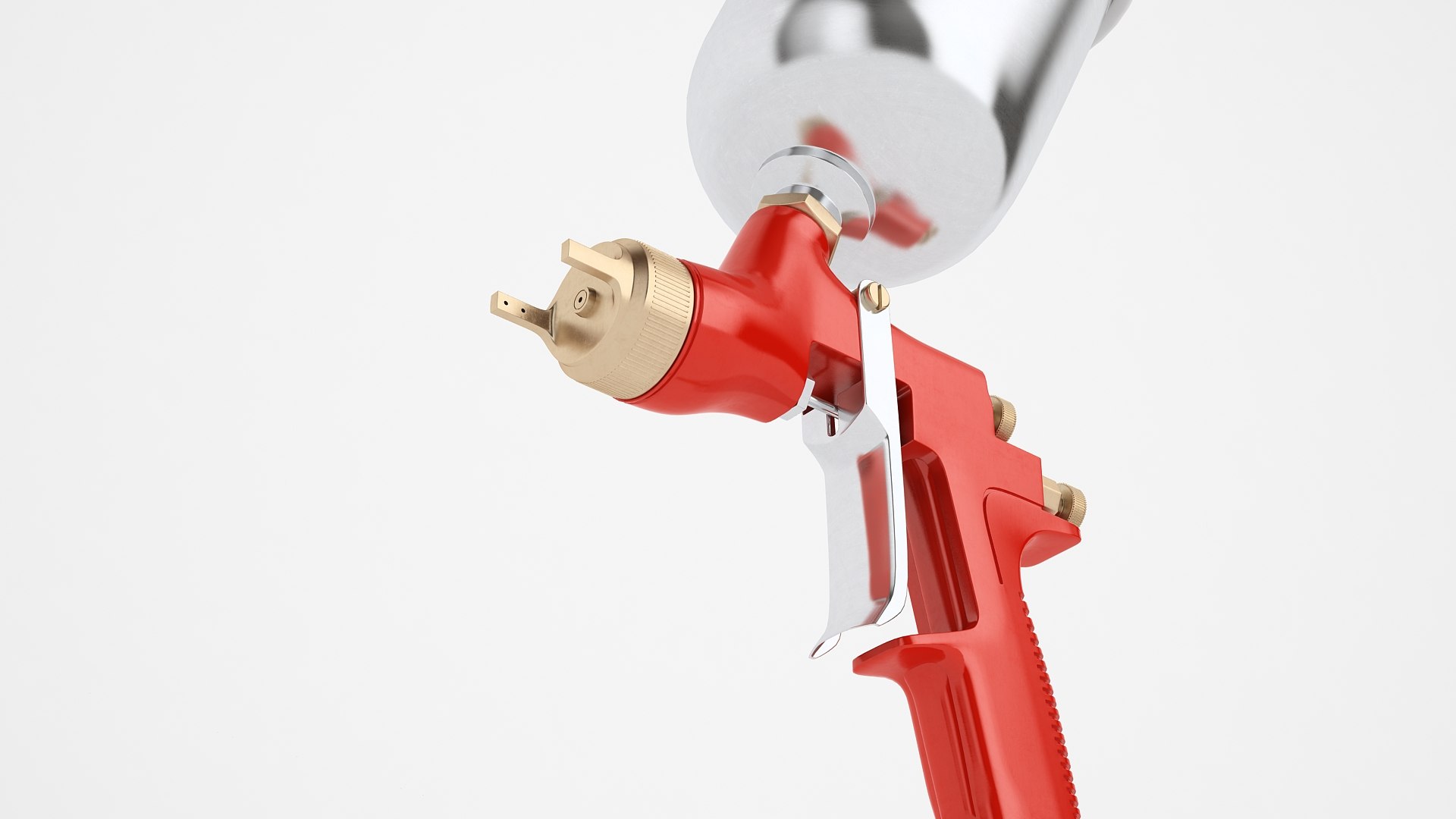3D spray gun model - TurboSquid 1580277