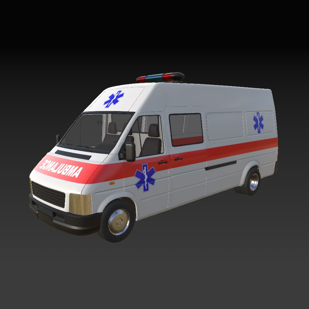 3D Ambulance Equipped Emergency Vehicle - TurboSquid 2106428