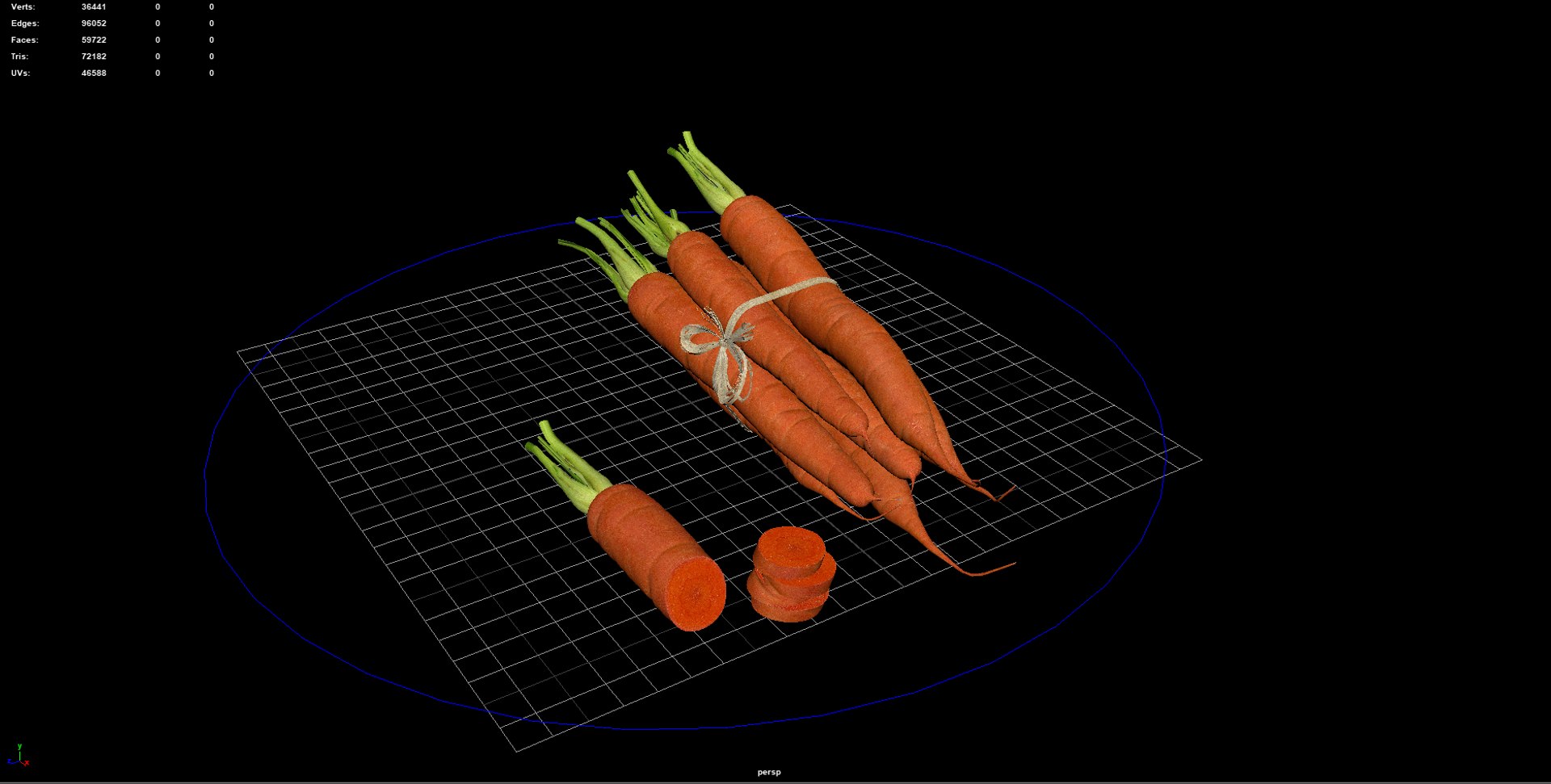3D Fruits Vegetables Model - TurboSquid 1653791