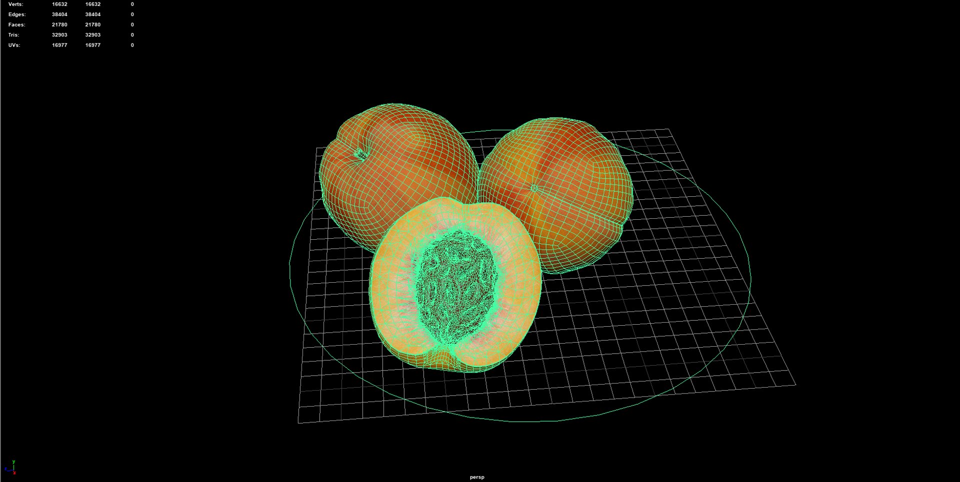 3D Fruits Vegetables Model - TurboSquid 1653791