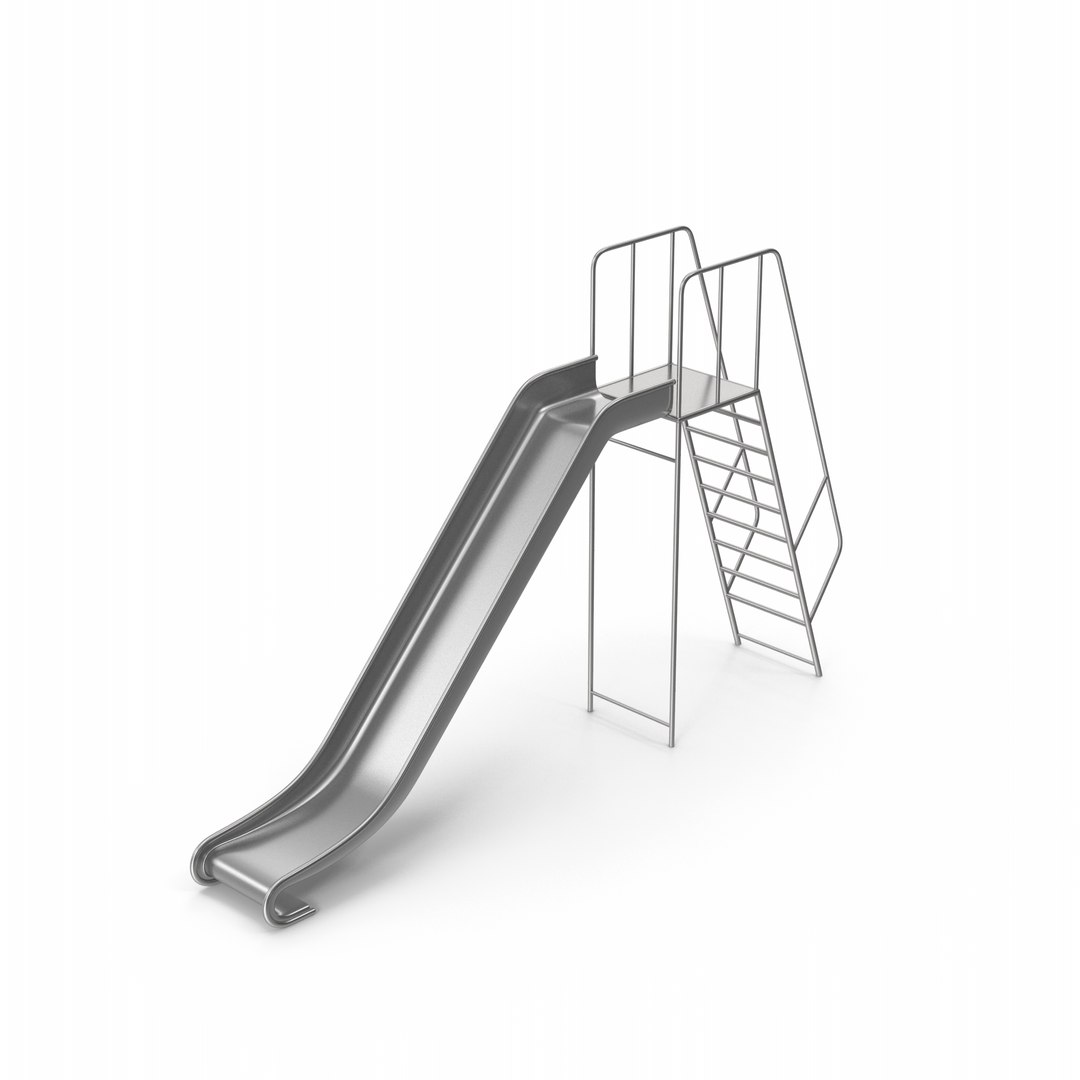 Steel Slide Model - TurboSquid 2163396
