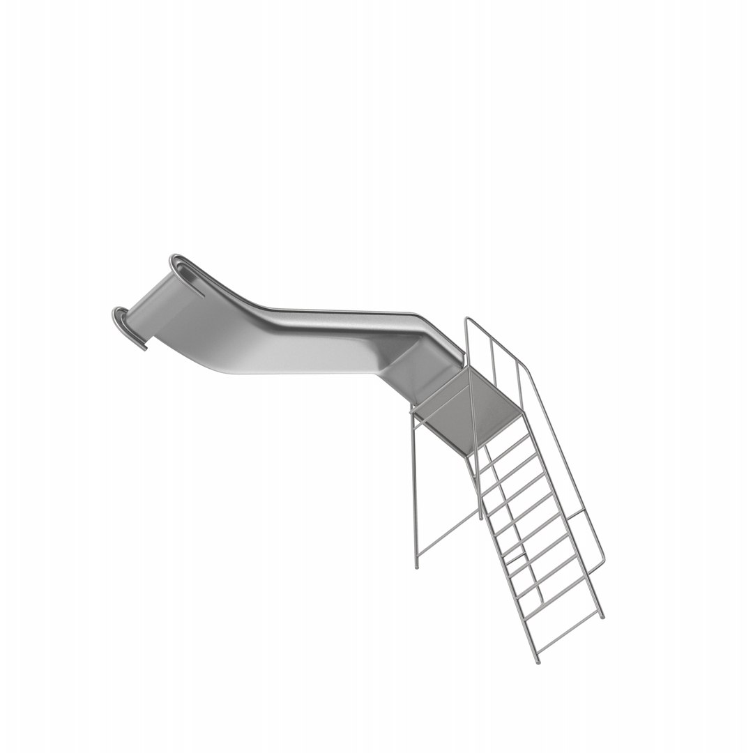 Steel Slide Model - TurboSquid 2163396