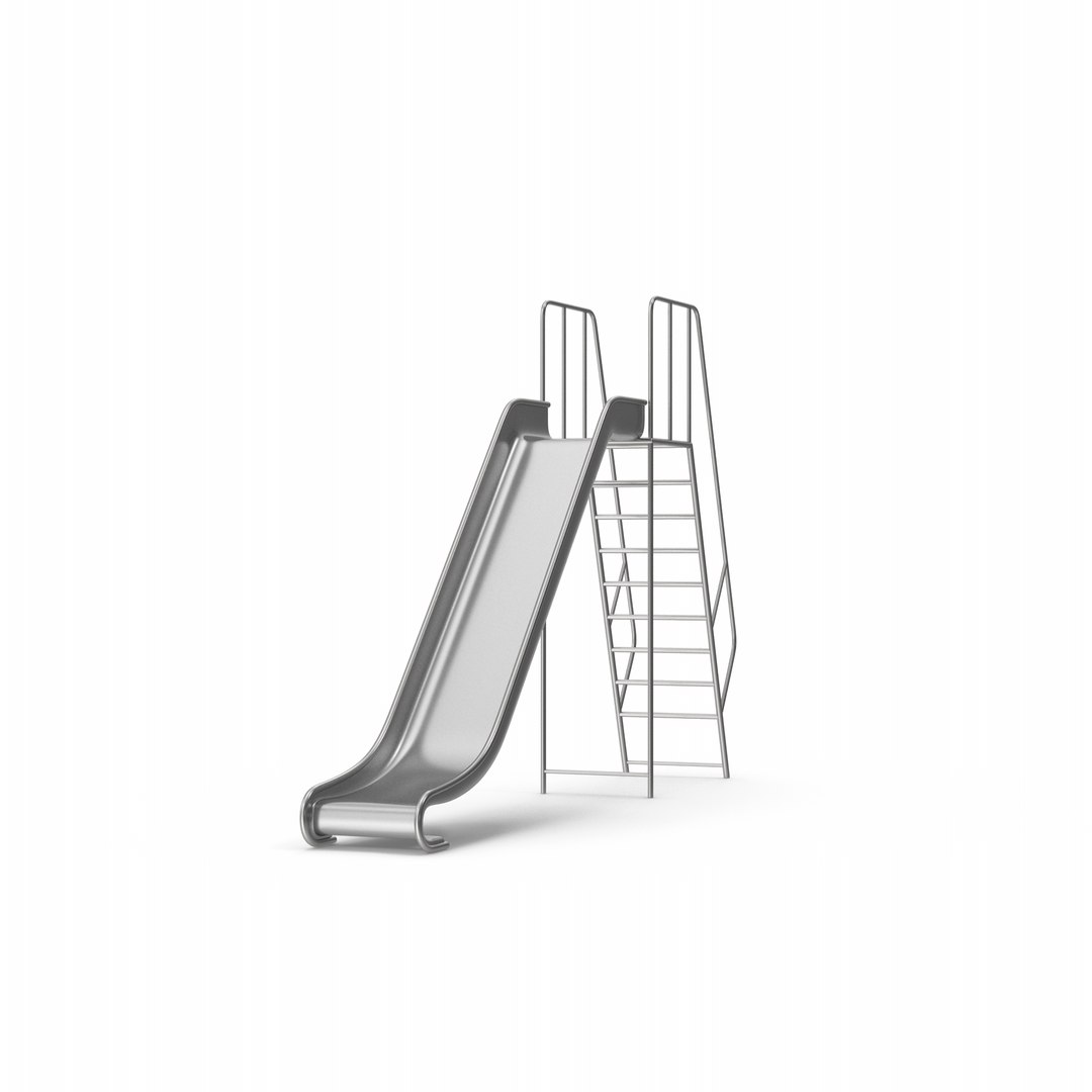 Steel Slide Model - TurboSquid 2163396