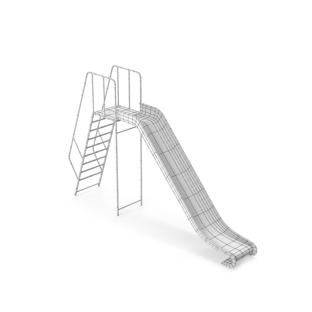 Steel Slide Model - TurboSquid 2163396