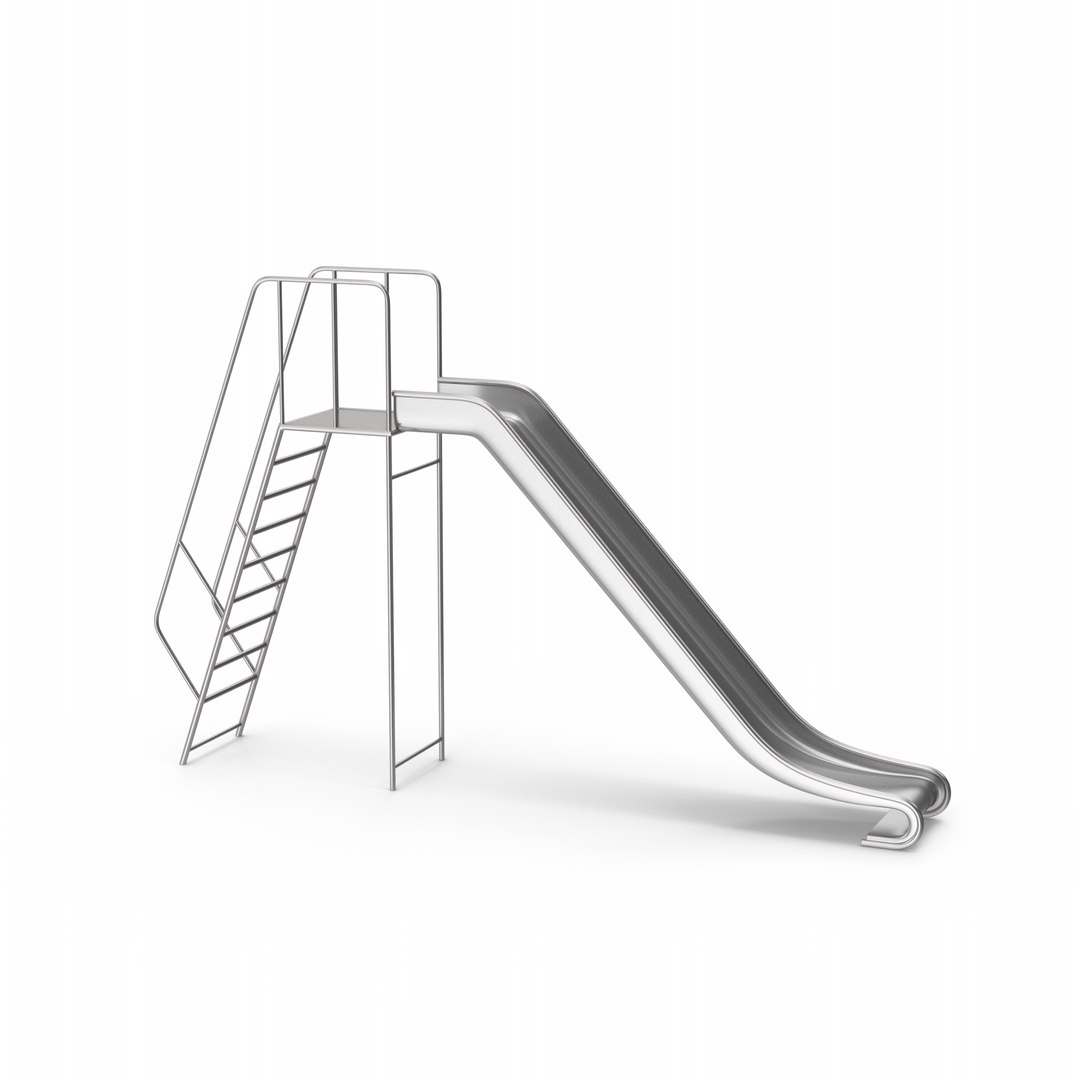Steel Slide Model - TurboSquid 2163396