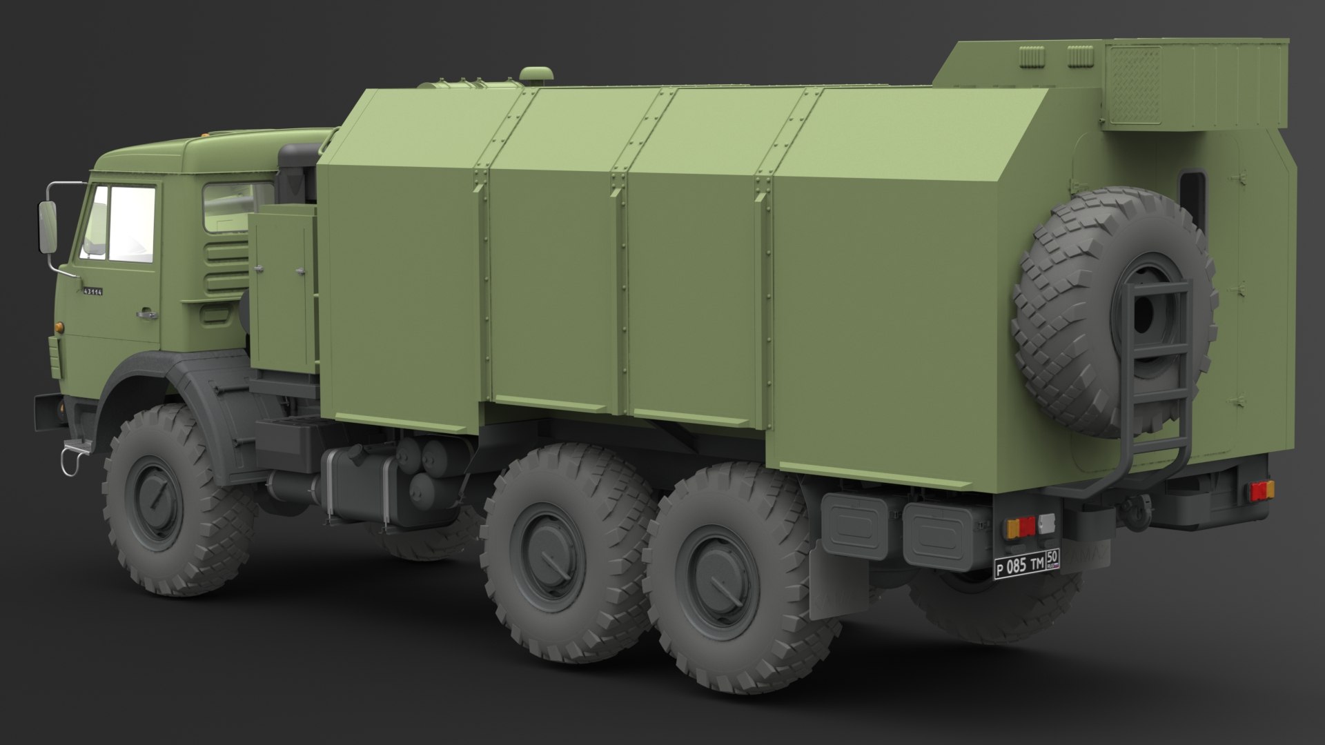 Kamaz 43114 3d Model