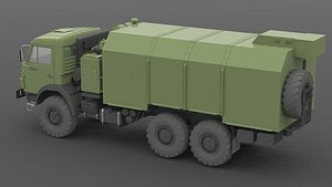 kamaz 5350 3d model