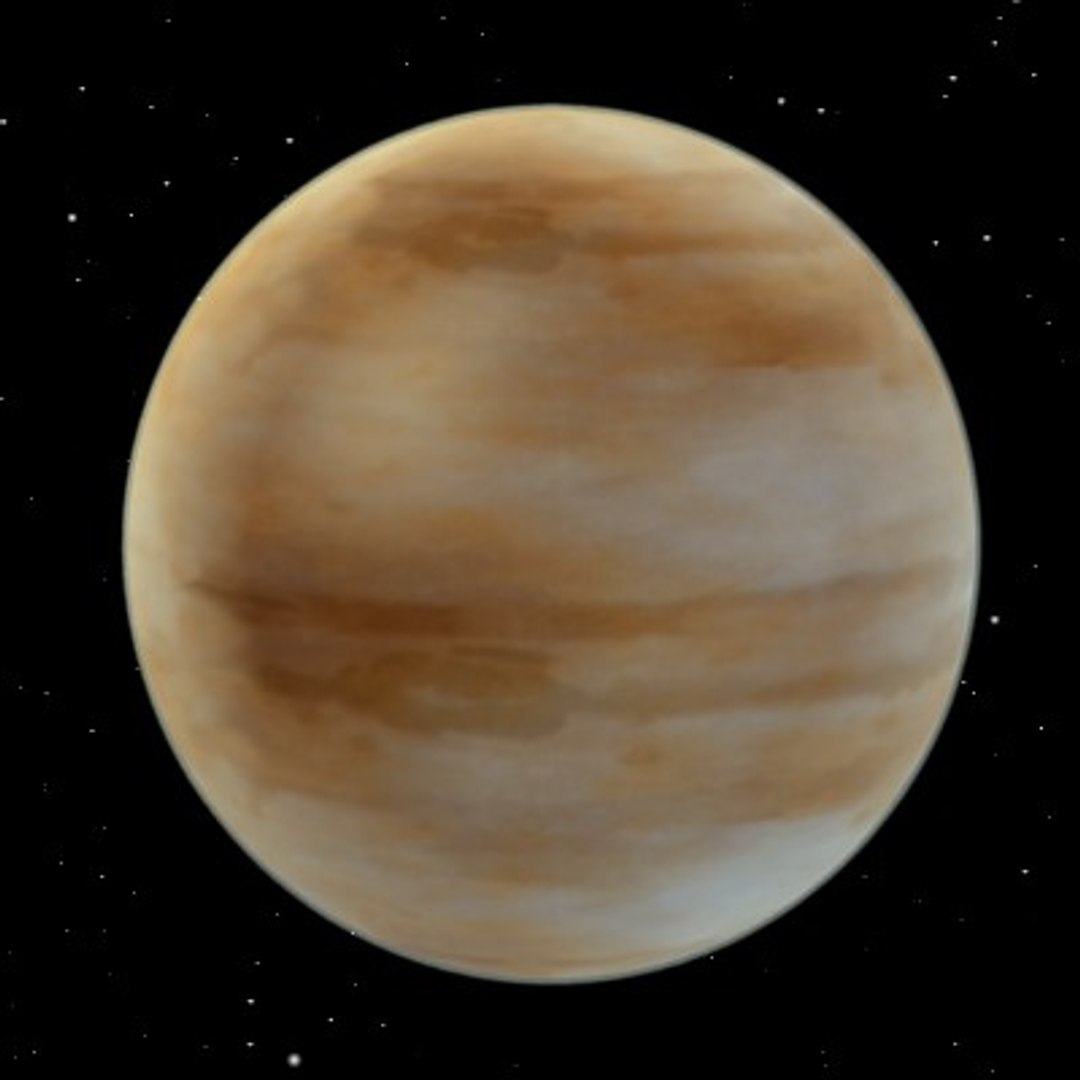 Stylized Planets Old 3d Model