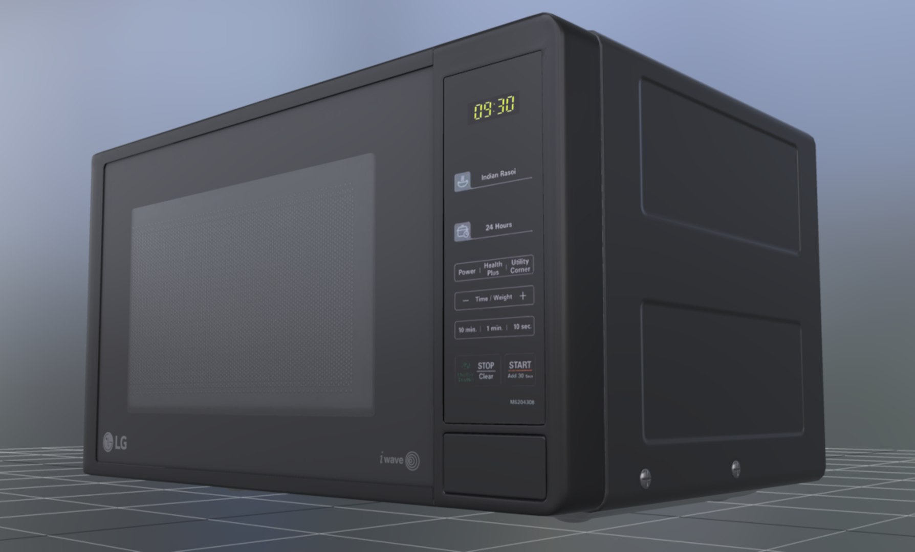 3D LG 20 L Solo Microwave Oven Model - TurboSquid 2154012