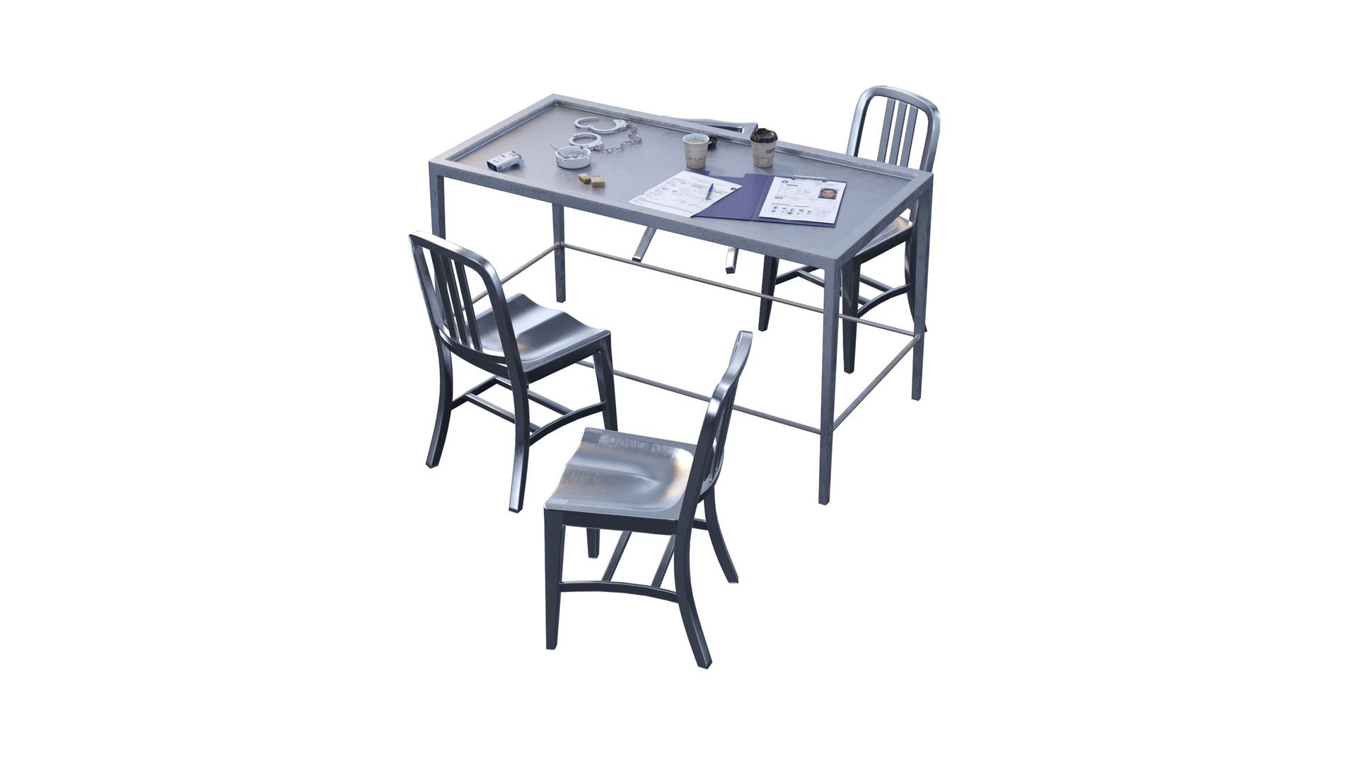 3D Interrogation Table model - TurboSquid 1781677