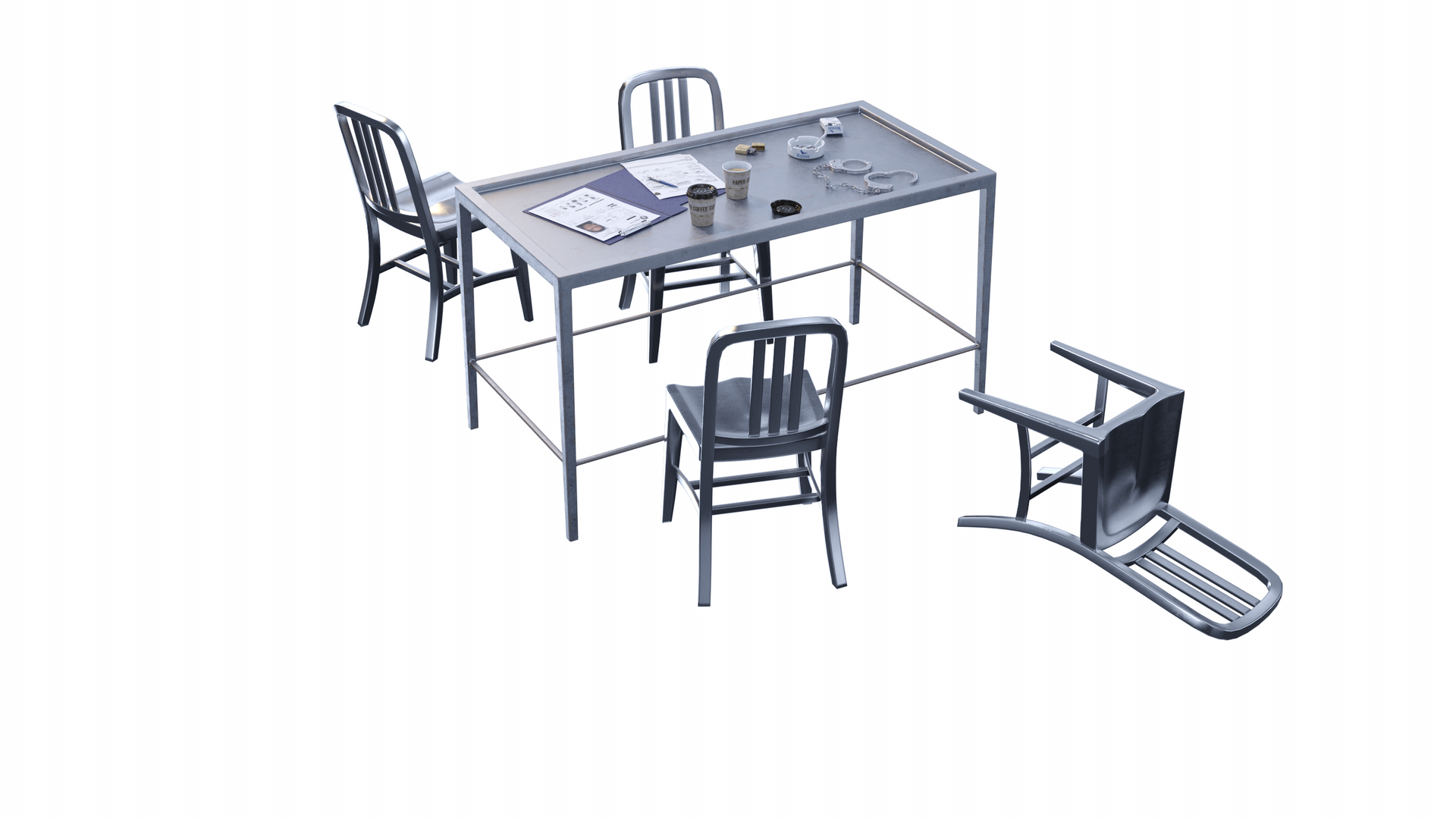 3D Interrogation Table model - TurboSquid 1781677