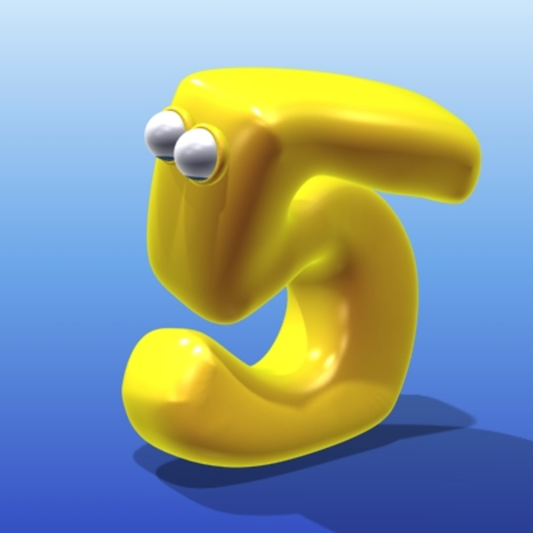 Cute Cartoon Number Max