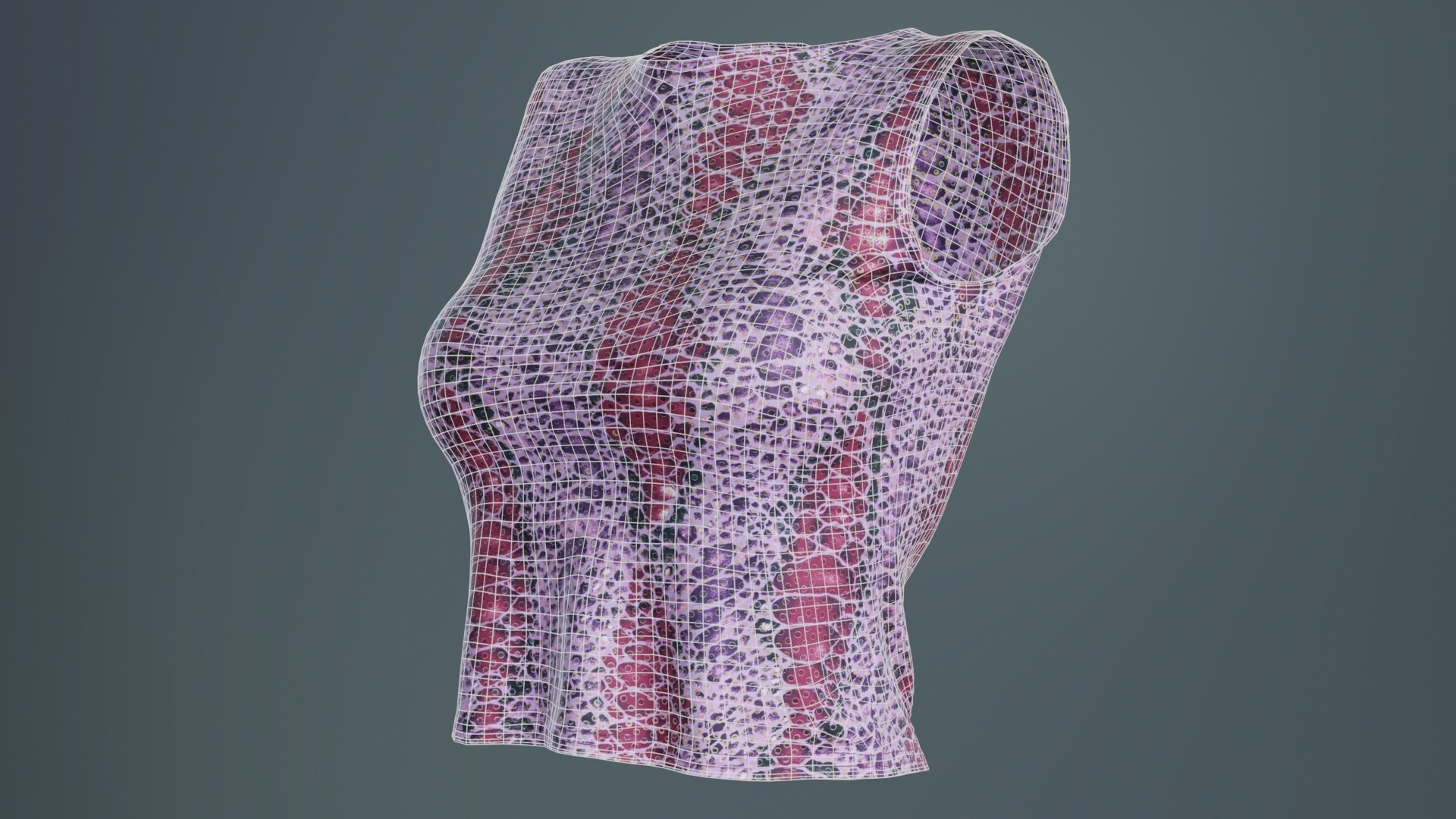 Purple Snake Top Remastered Model - TurboSquid 2361780