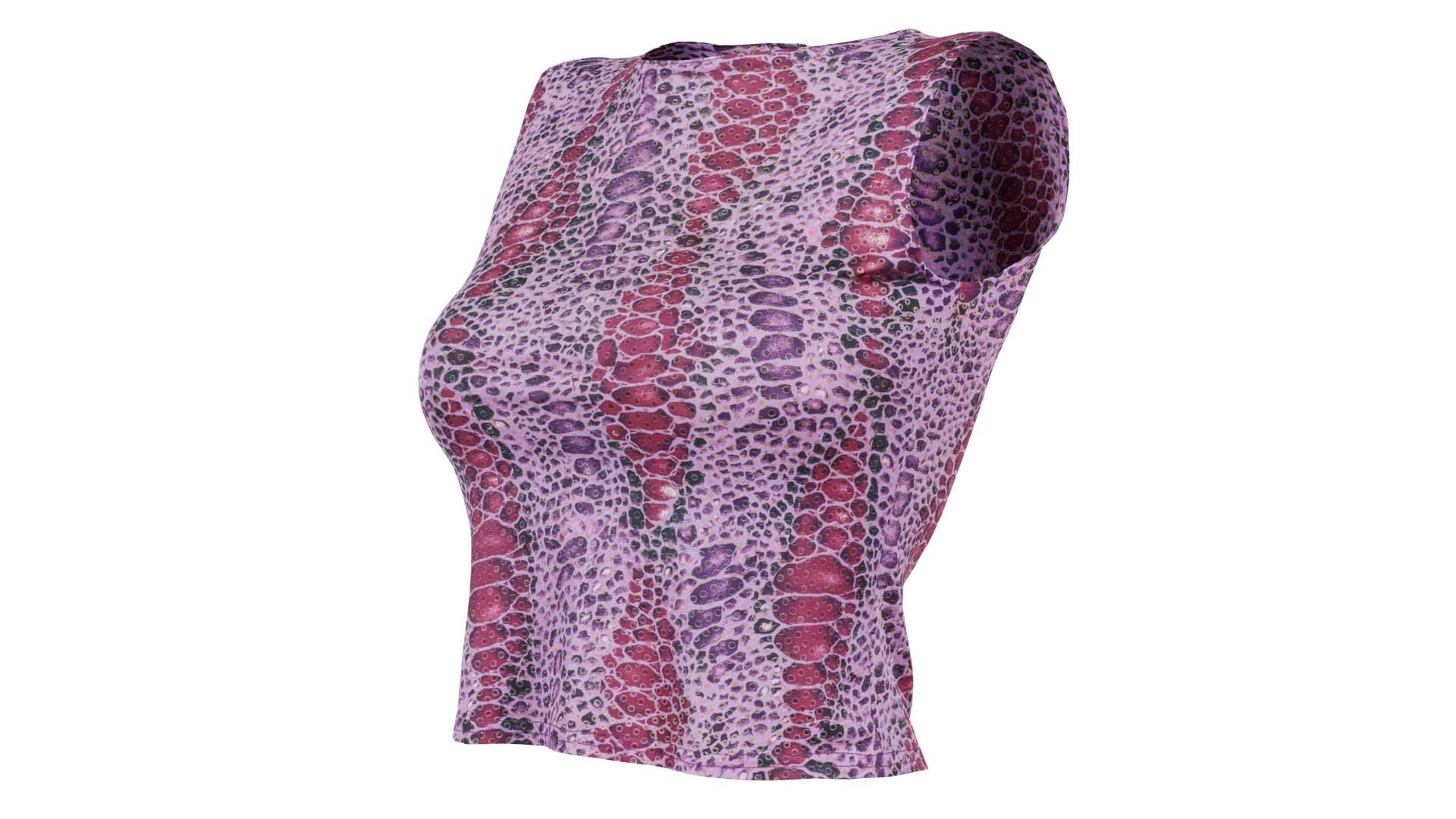 Purple Snake Top Remastered Model - TurboSquid 2361780