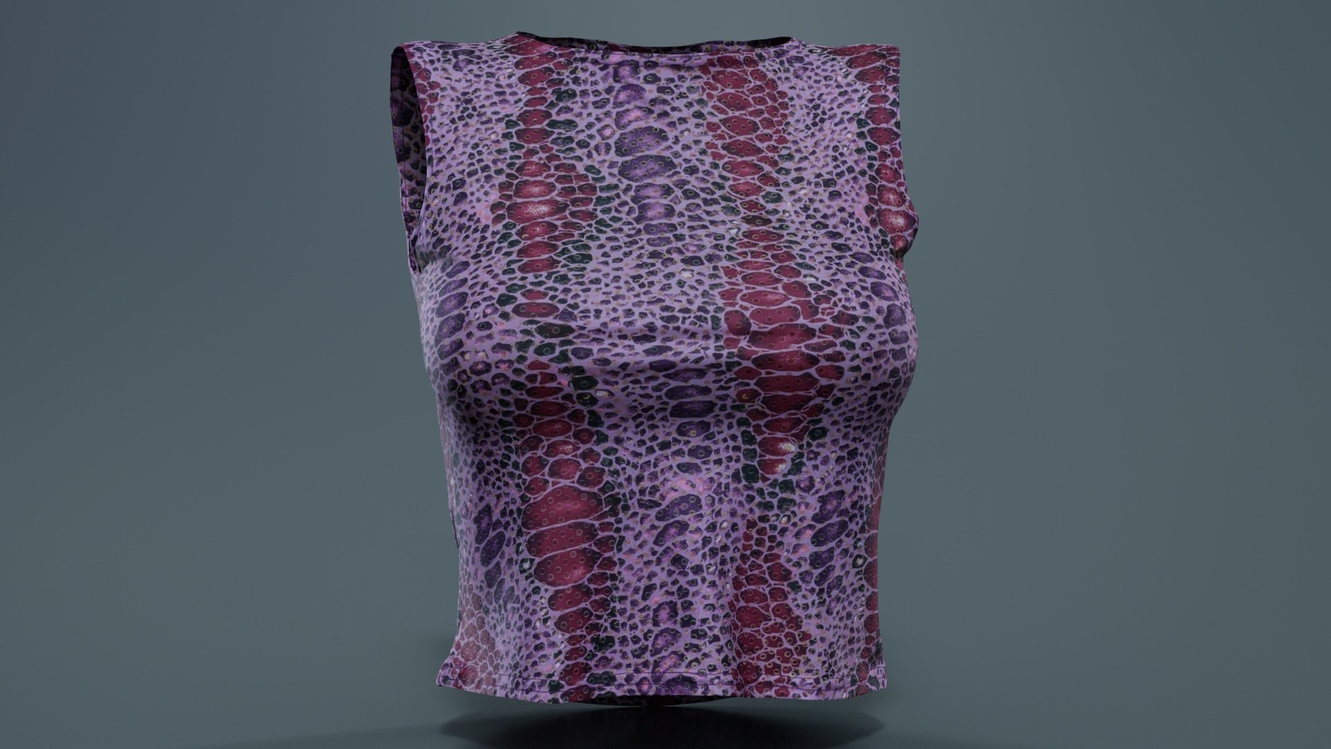 Purple Snake Top Remastered Model - TurboSquid 2361780