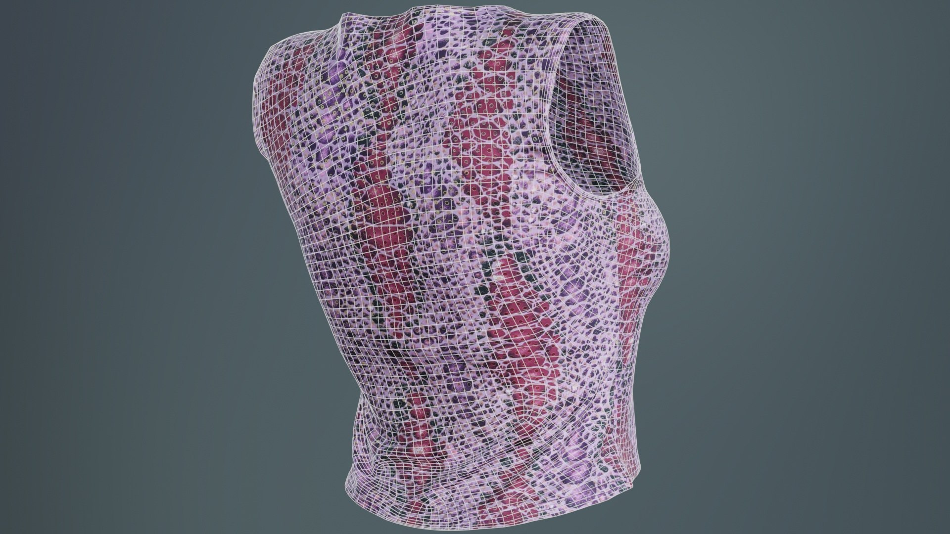 Purple Snake Top Remastered Model - TurboSquid 2361780