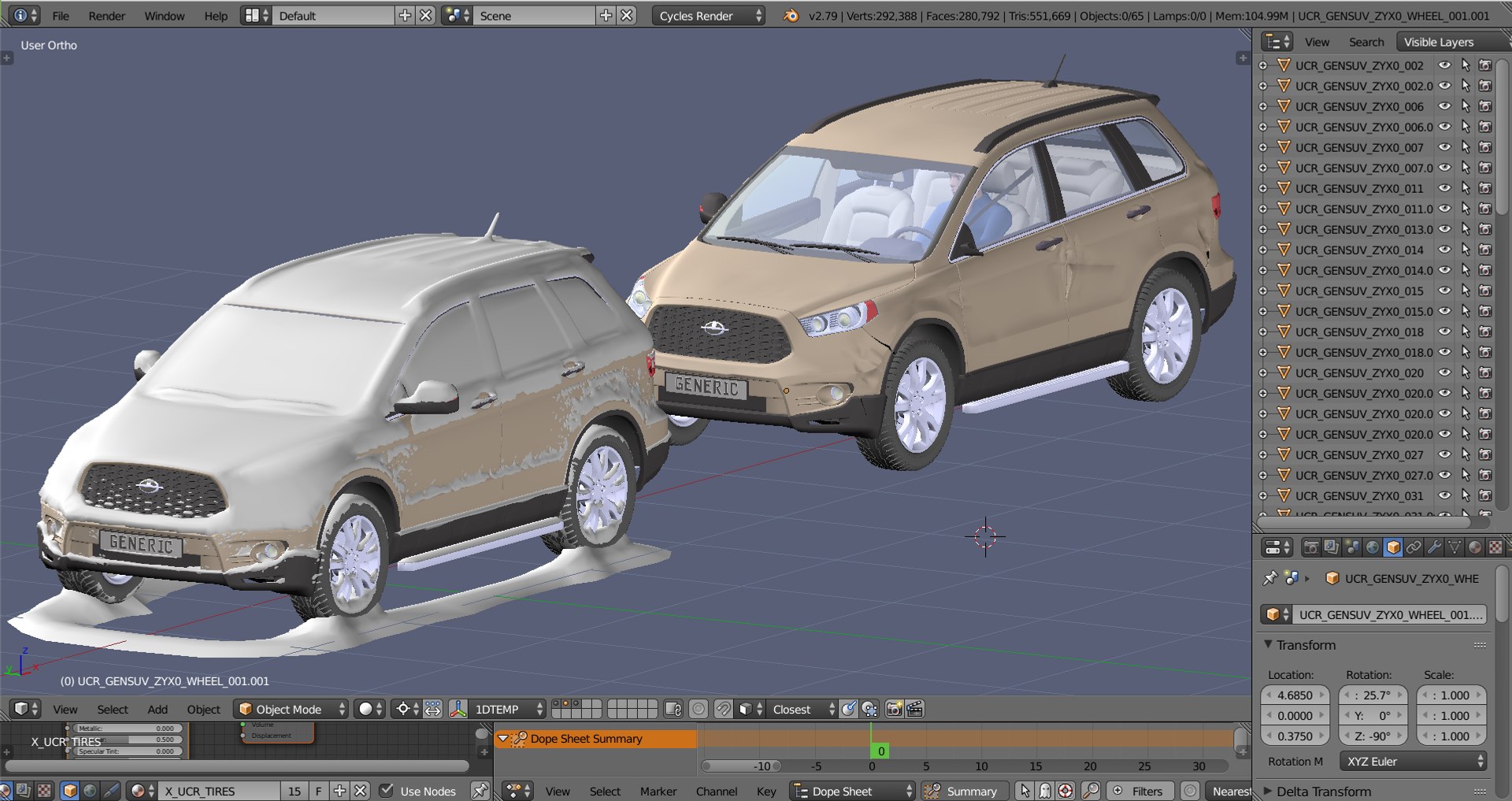 Generic SUV Snow Covered Wrecked 3D Model - TurboSquid 1857197