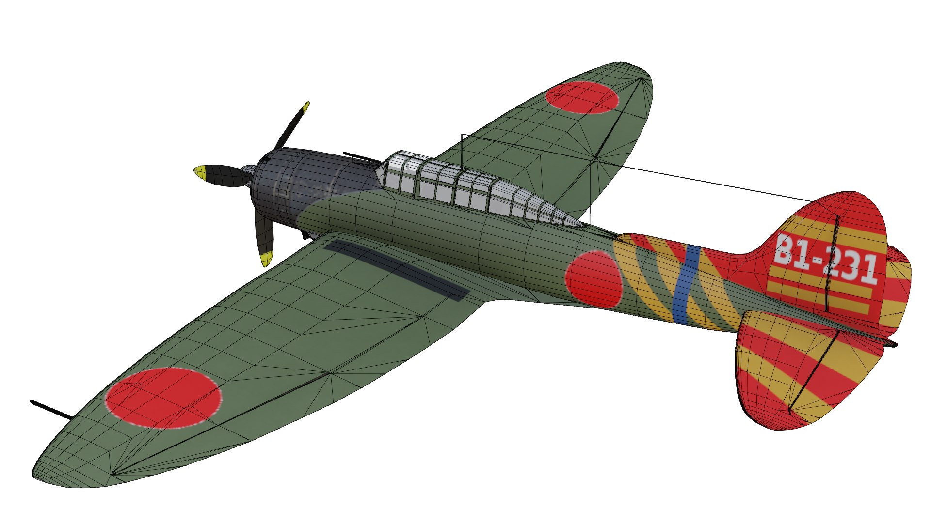 3D Aichi D3A Val - TurboSquid 2341600