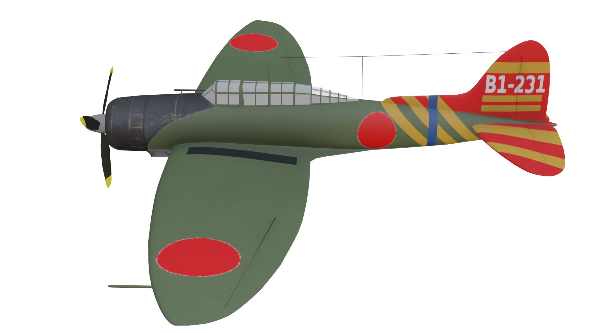 3D Aichi D3A Val - TurboSquid 2341600