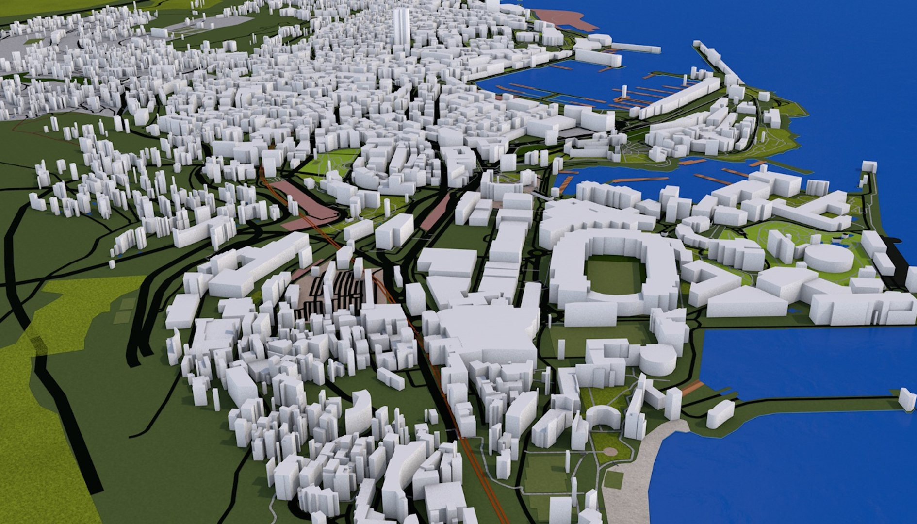 3D Monaco France Buildings - TurboSquid 1420967