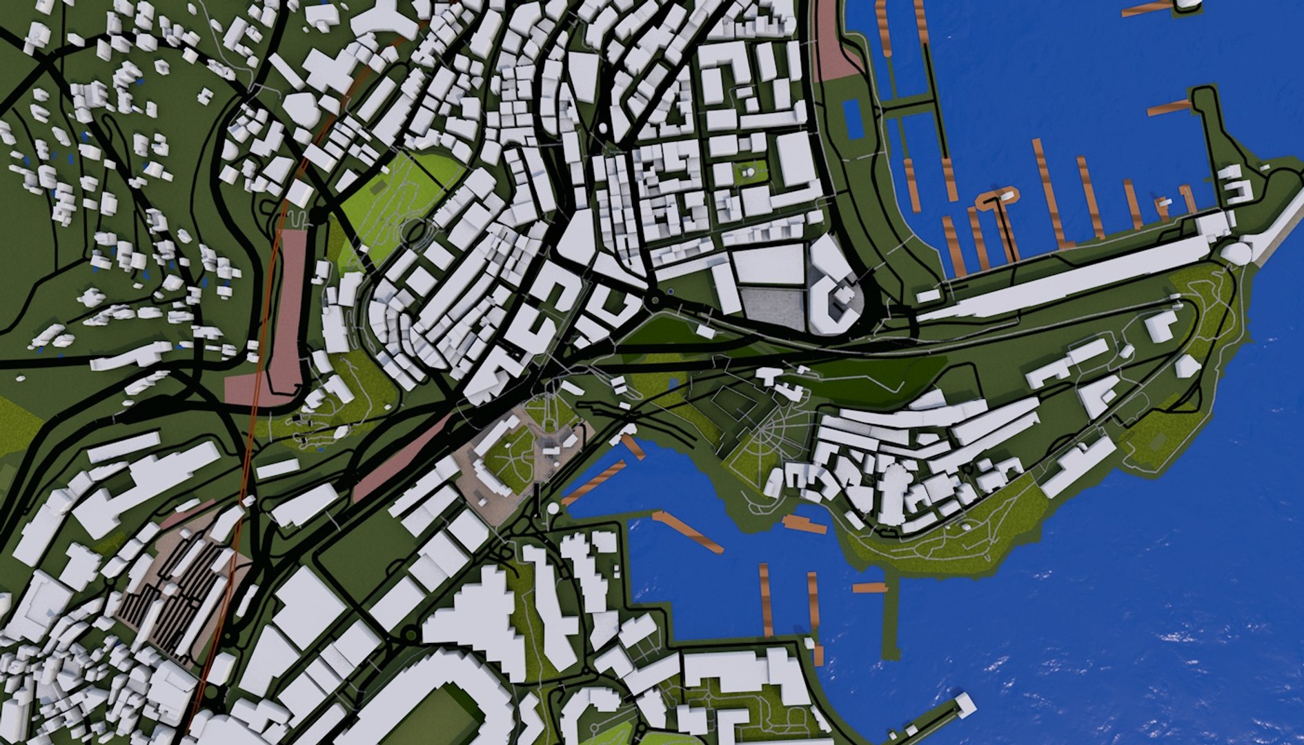 3D Monaco France Buildings - TurboSquid 1420967