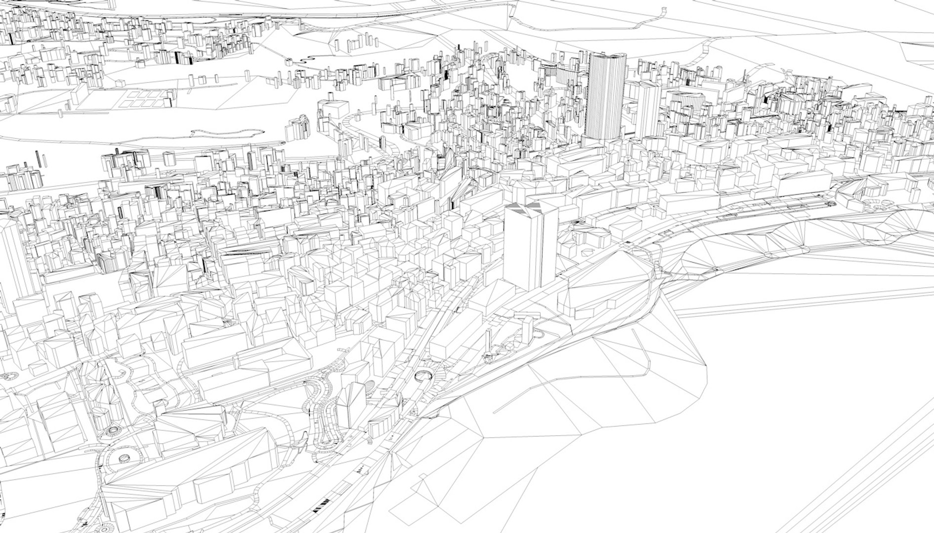 3D Monaco France Buildings - TurboSquid 1420967