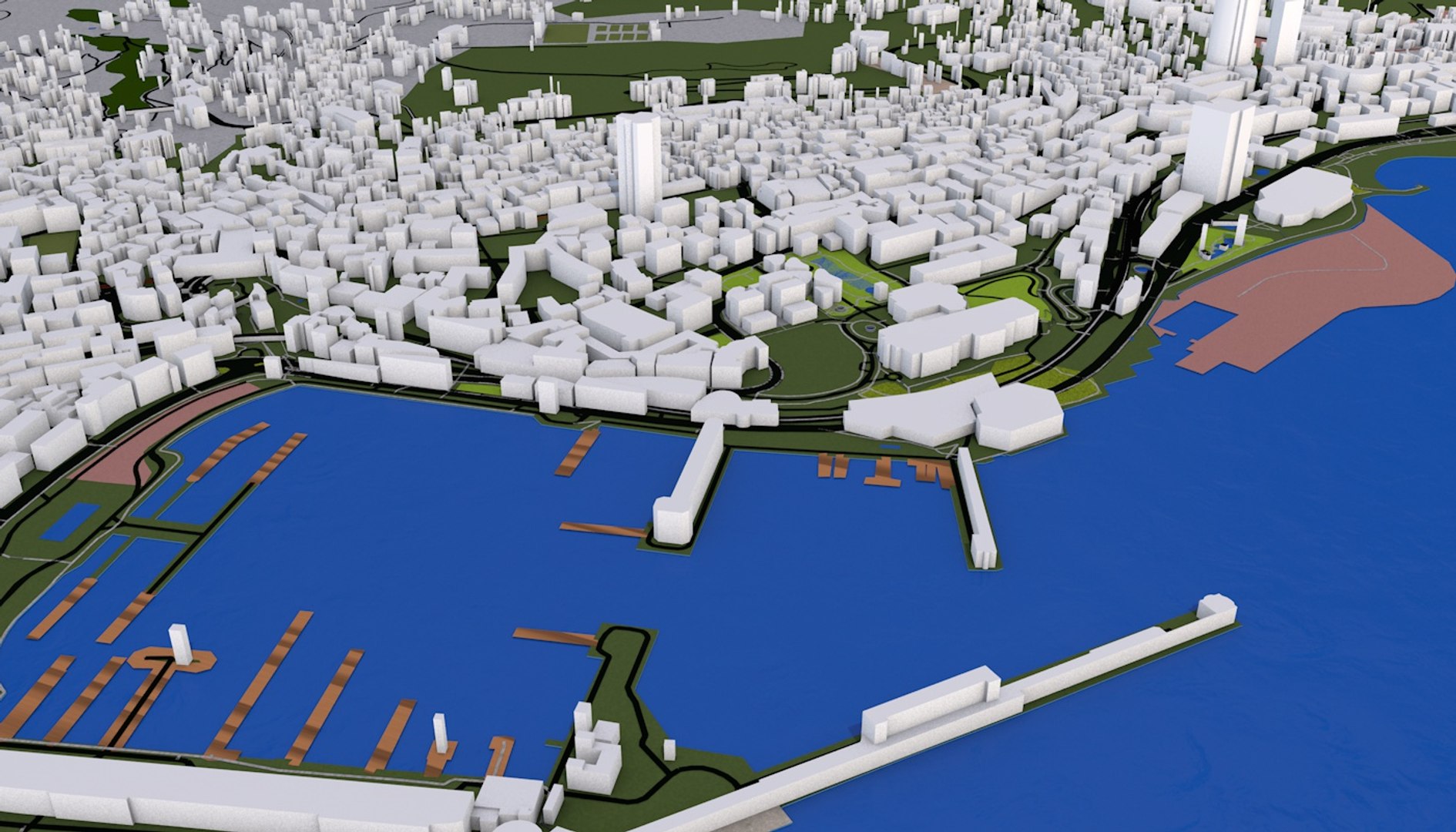 3D Monaco France Buildings - TurboSquid 1420967
