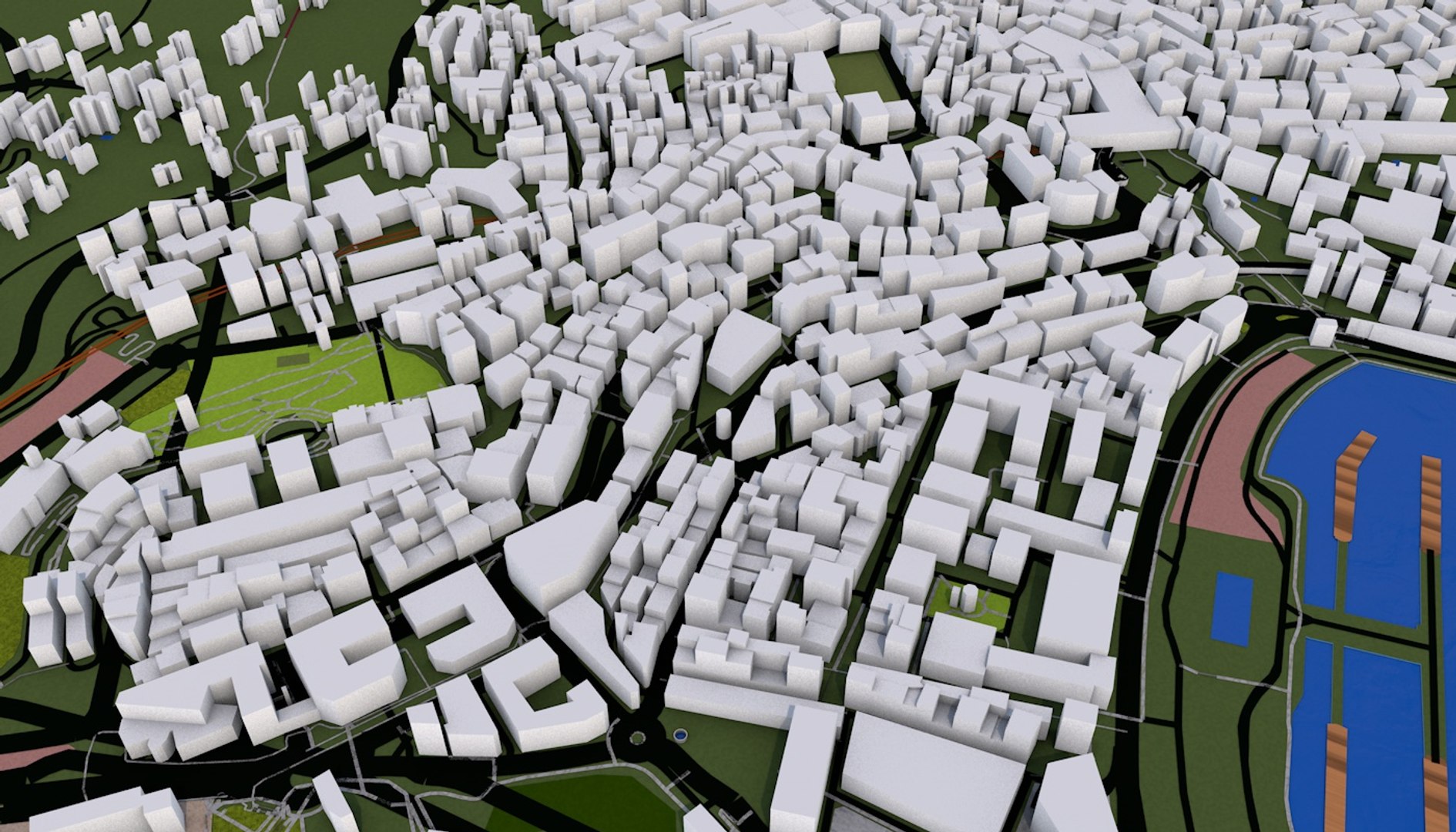 3D monaco france buildings - TurboSquid 1420967